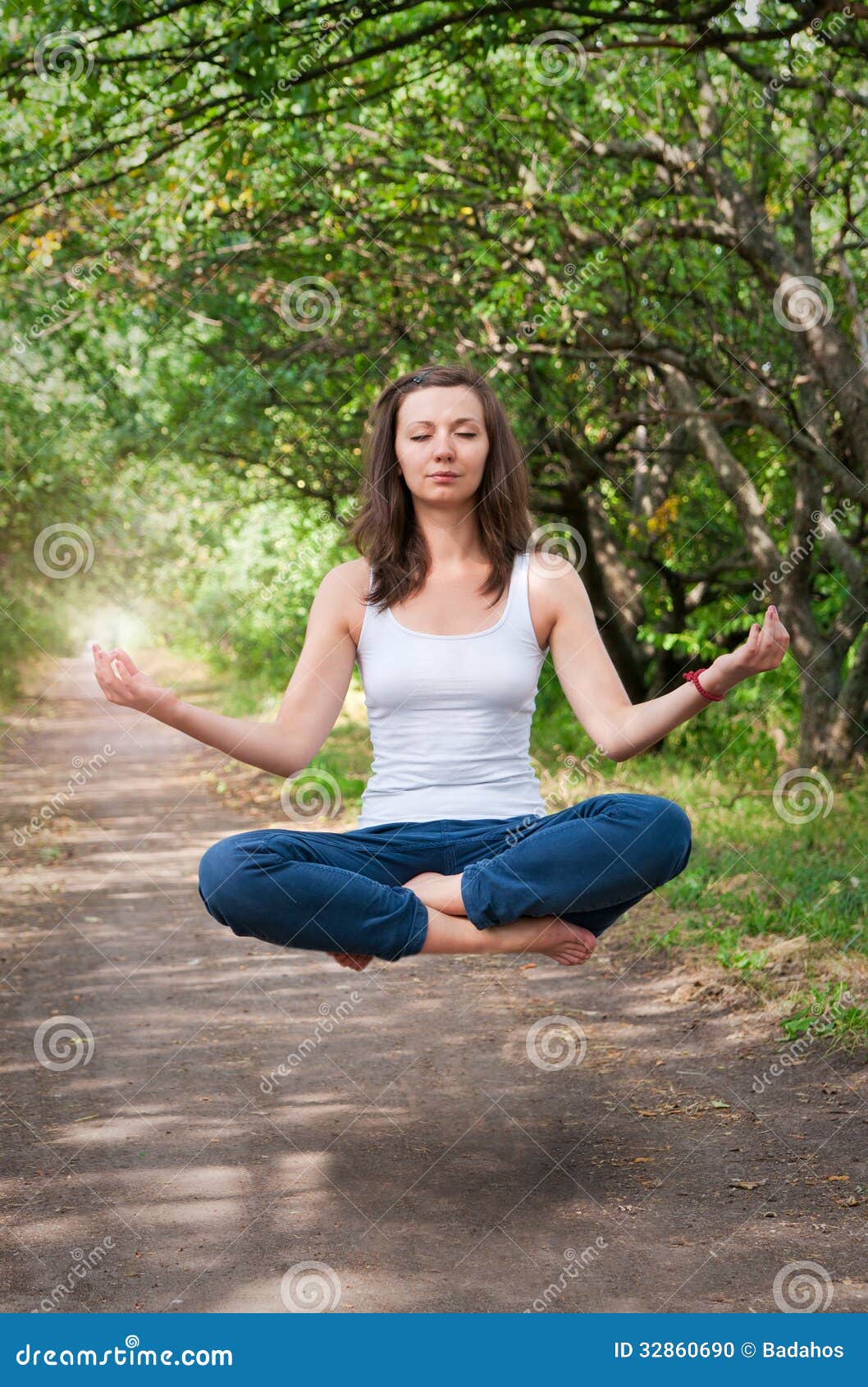 Girl levitate stock photo. Image of adult, aspirations - 32860690