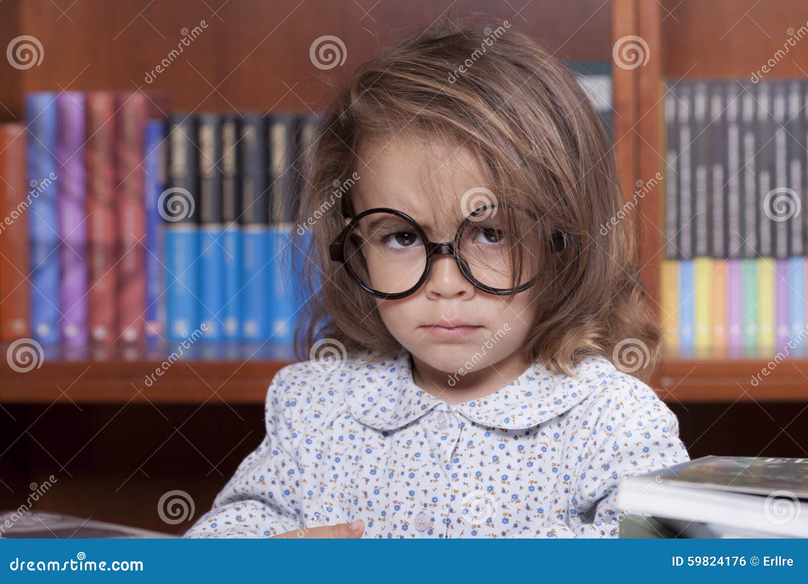 Girl in library stock photo. Image of person, lesson - 59824176