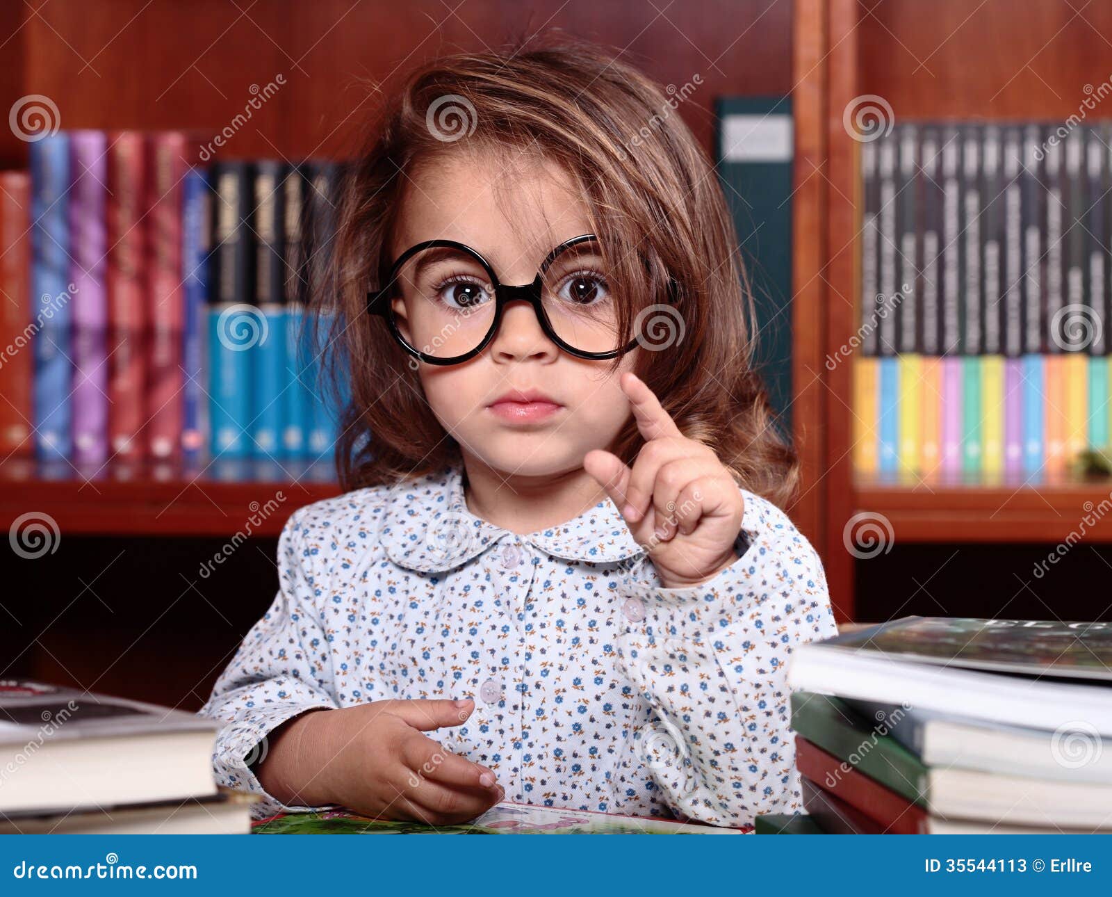Girl in library stock image. Image of pretty, place, girl - 35544113