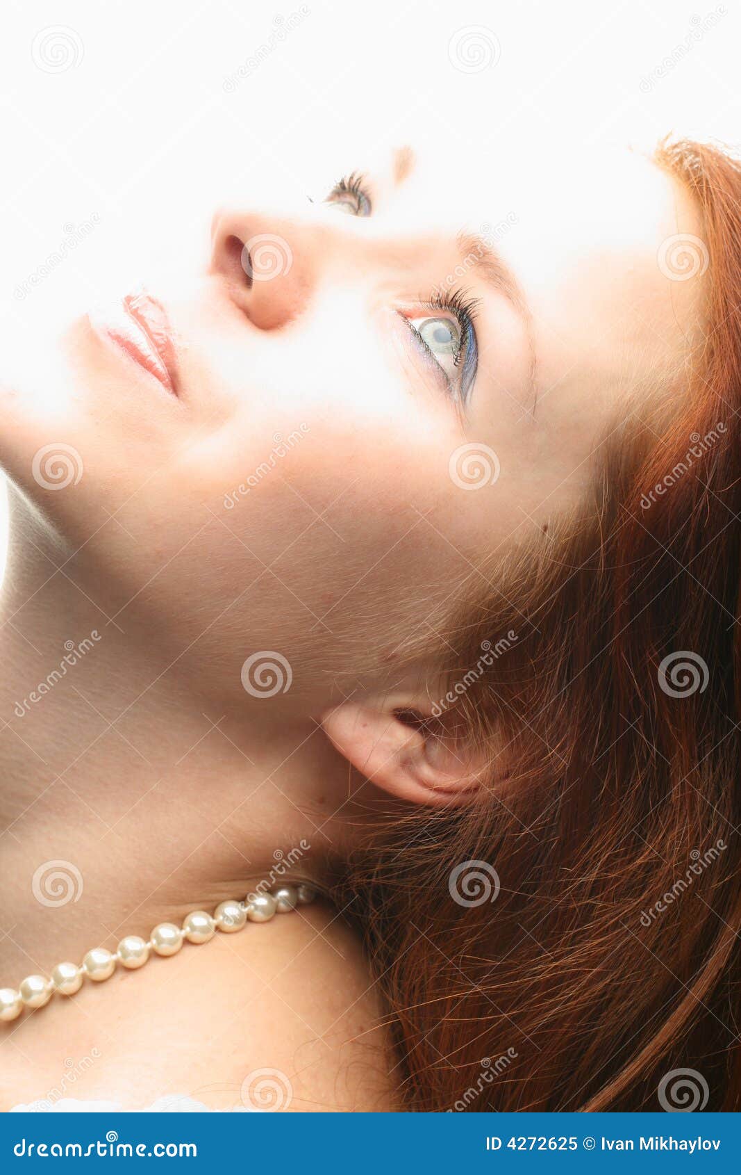 Girl in light stock image. Image of curls, person, charismatic - 4272625