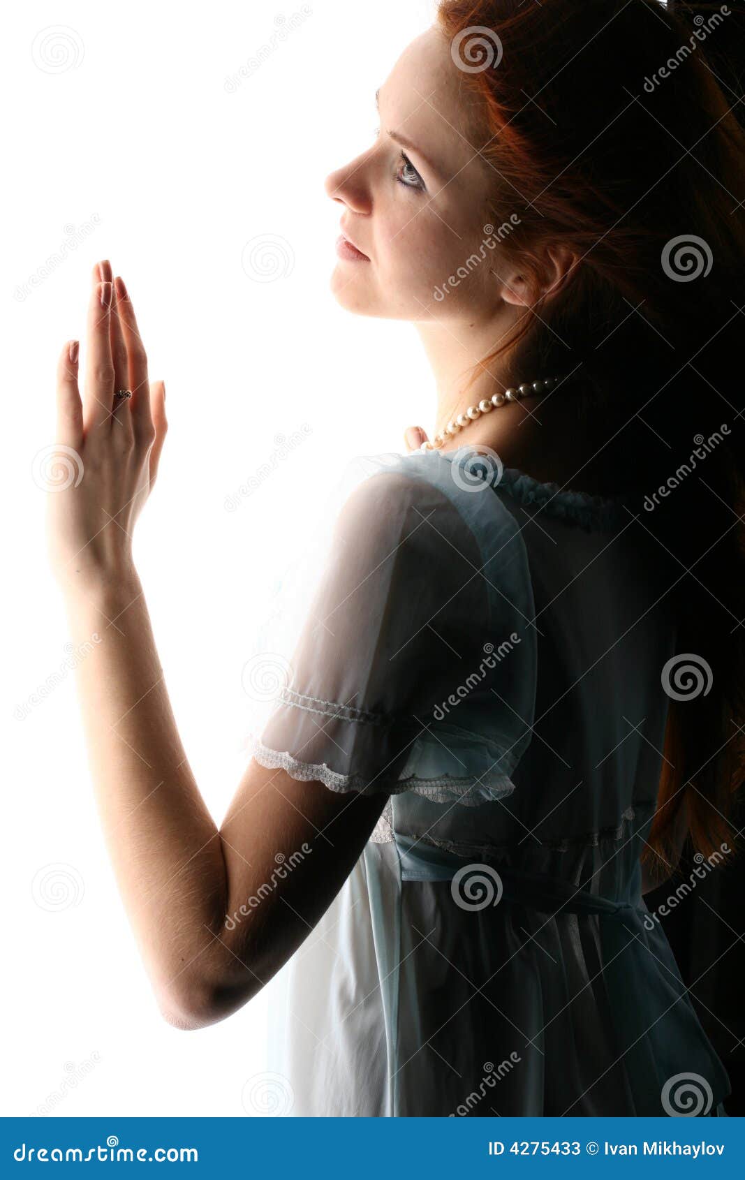 Girl in light stock image. Image of beautiful, magnetic - 4275433