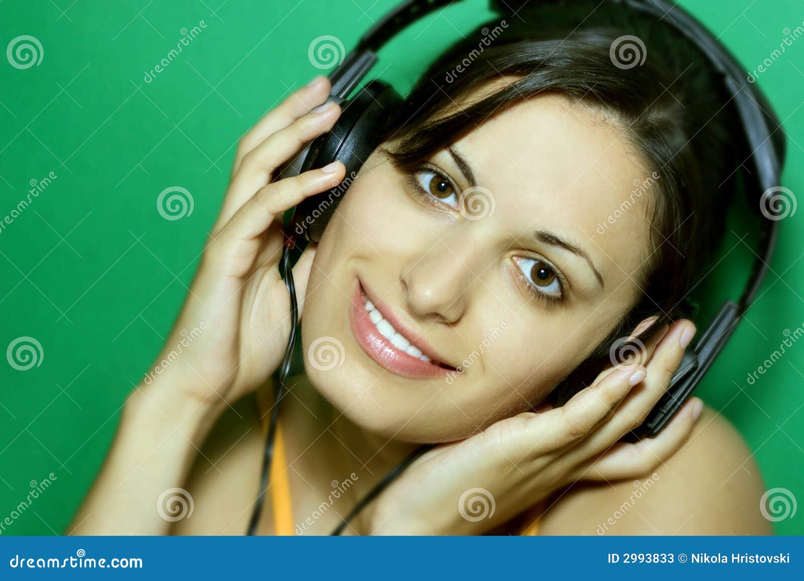 Girl listening music stock image. Image of lifestyle, audio - 2993833