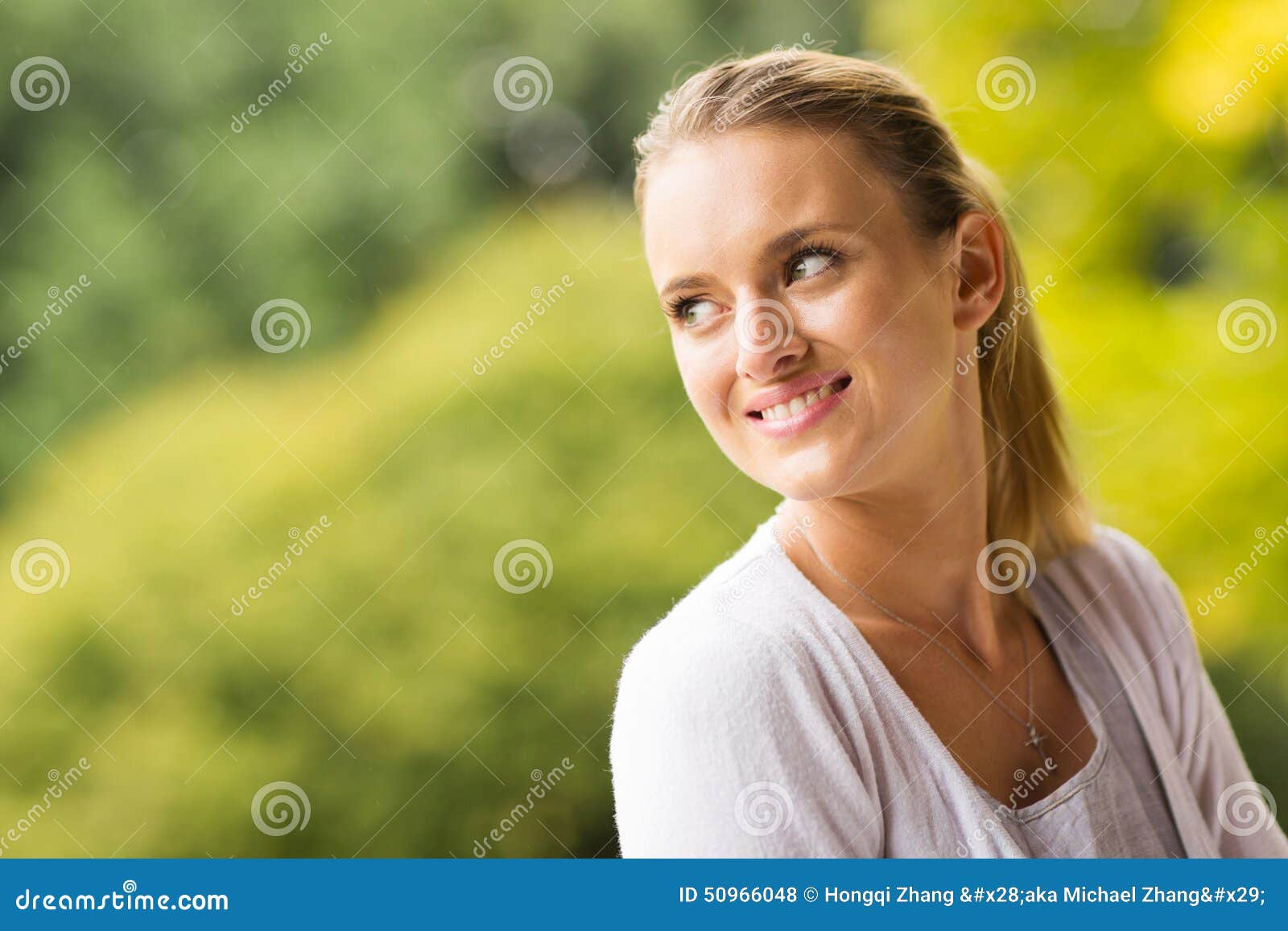 Girl looking away stock photo. Image of happy, gorgeous - 50966048