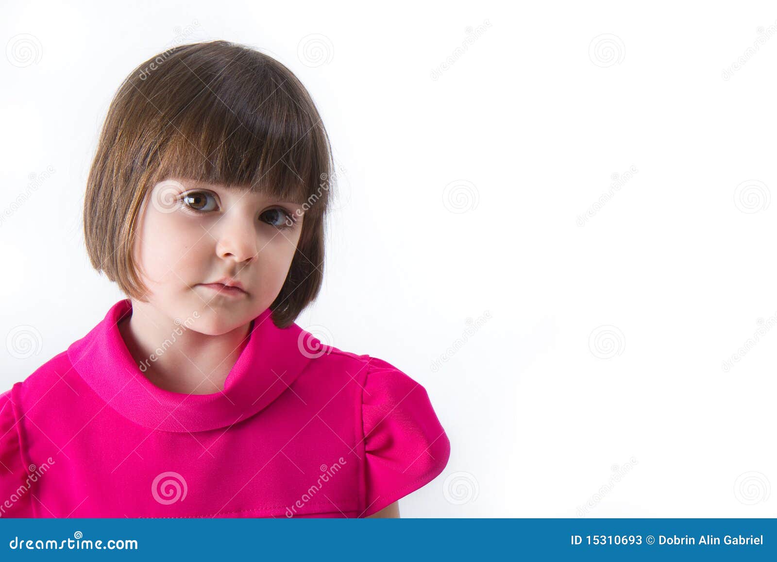 Girl looking at the camera stock image. Image of dress - 15310693