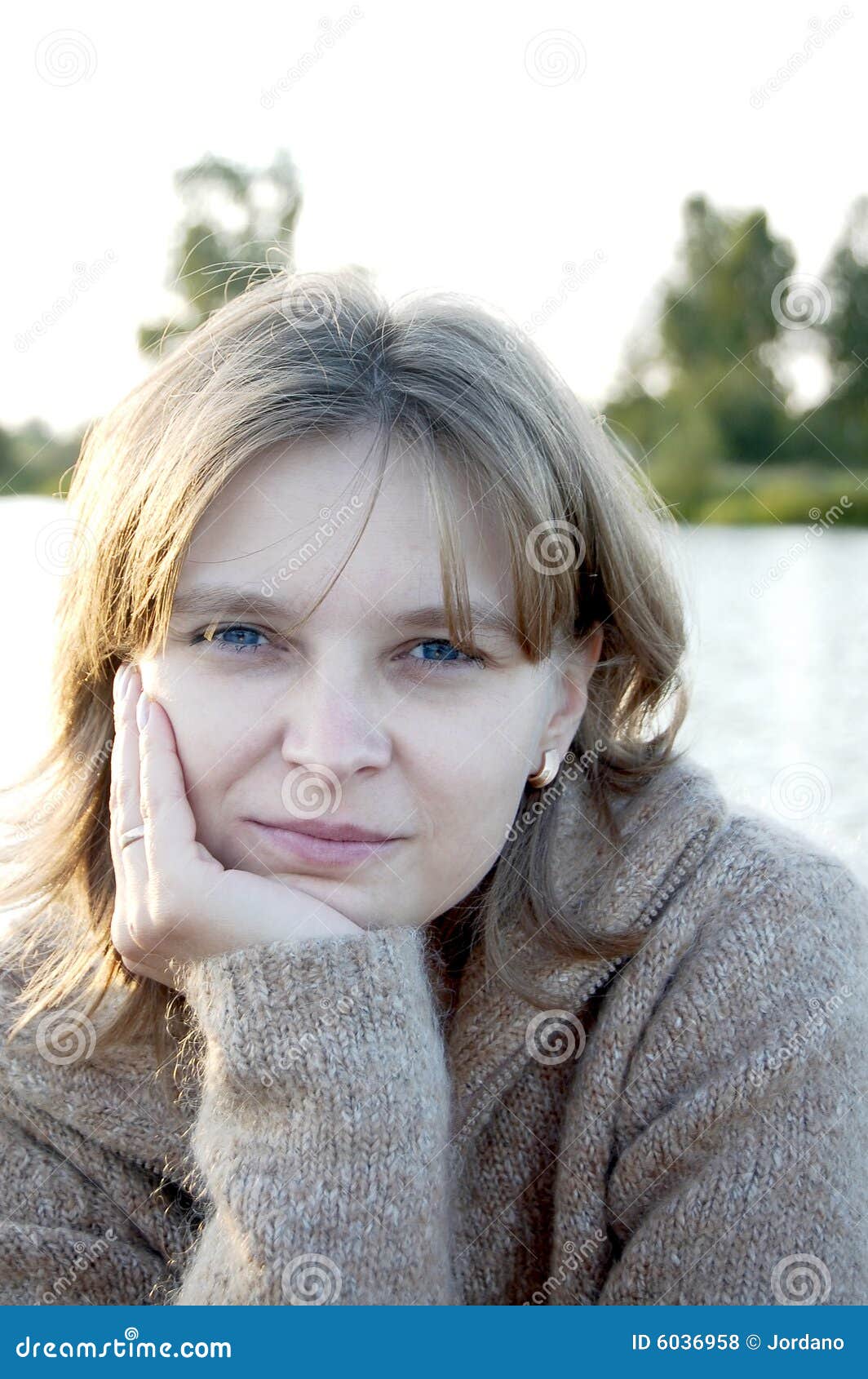 Girl Looking at Camera. Portrait. Stock Photo - Image of human ...