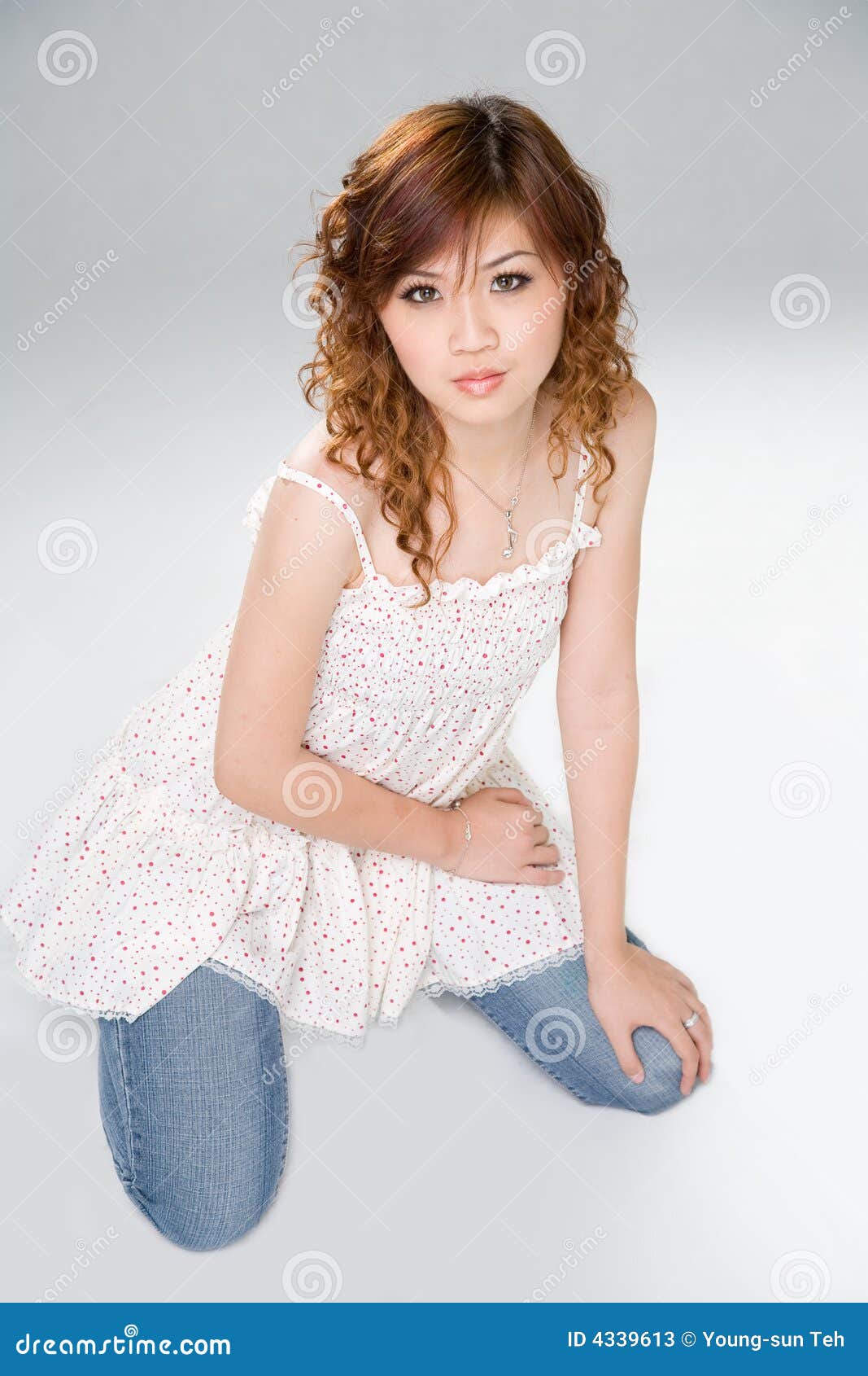 Girl looking cool stock image. Image of lovely, babe, happy - 4339613