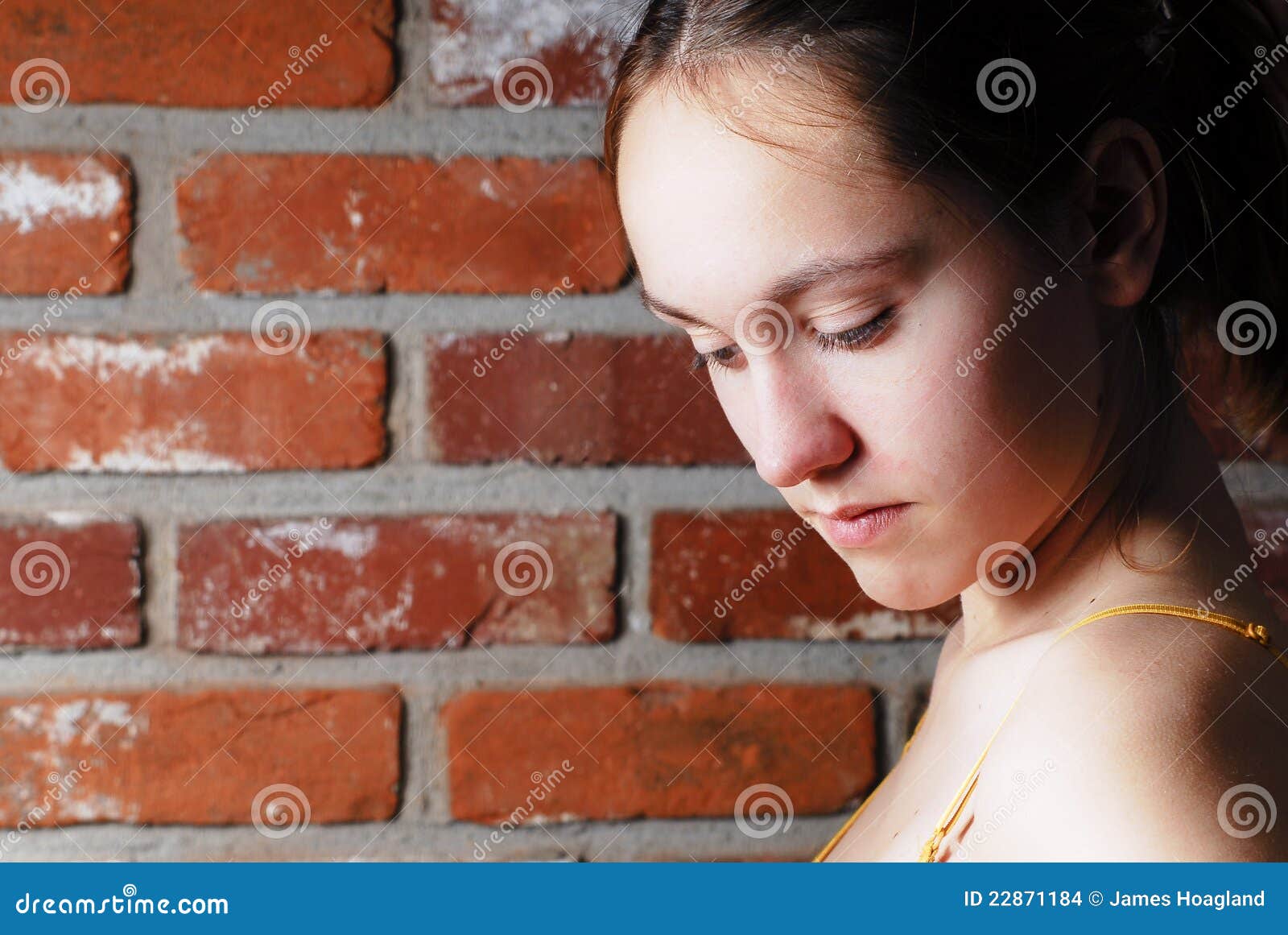 Looking Downwards In A Modern Open Elevator Shaft Stock Photo ...