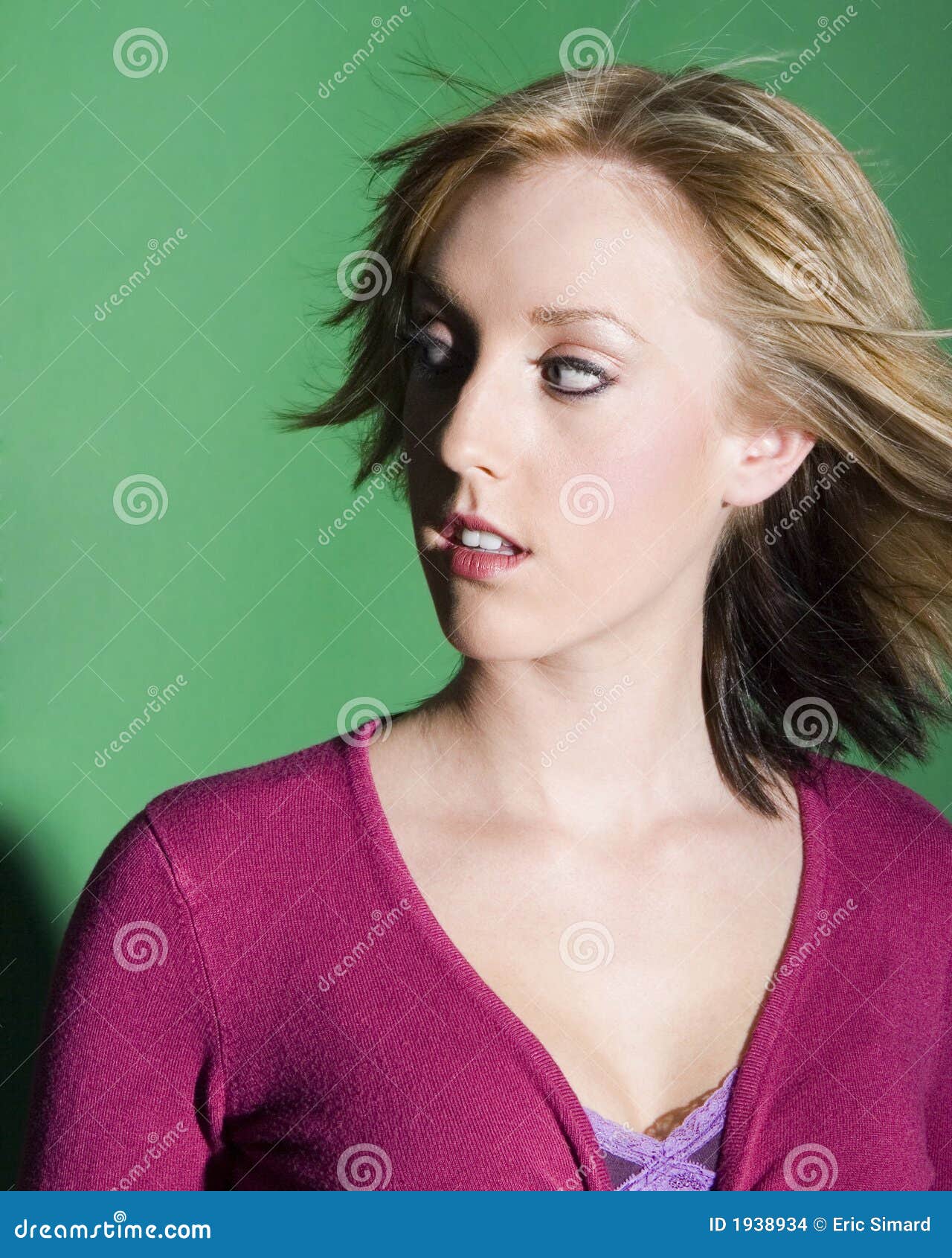 Girl looking left stock photo. Image of impact, makeup - 1938934