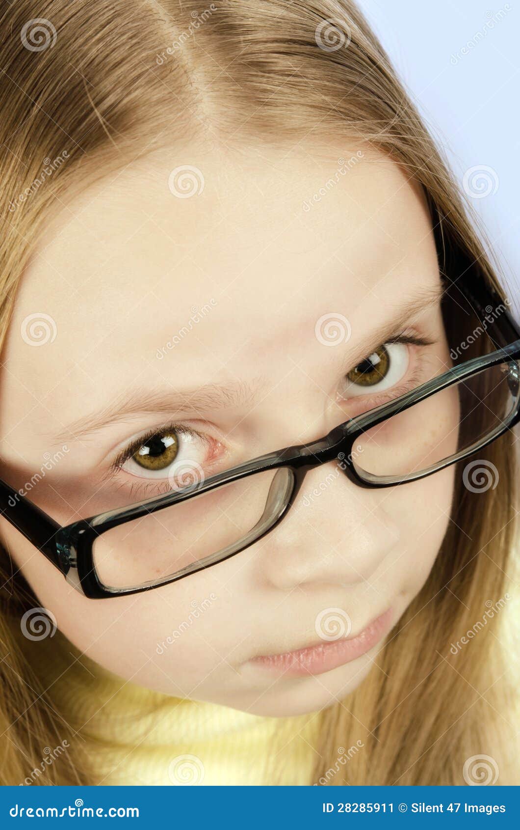 Girl looking up stock image. Image of clean, closeup - 28285911