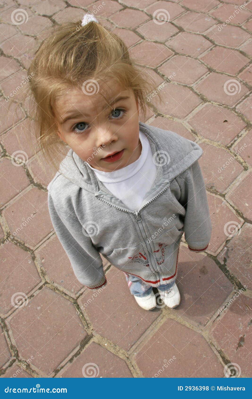 Girl looking upwards stock photo. Image of daughter, brown - 2936398