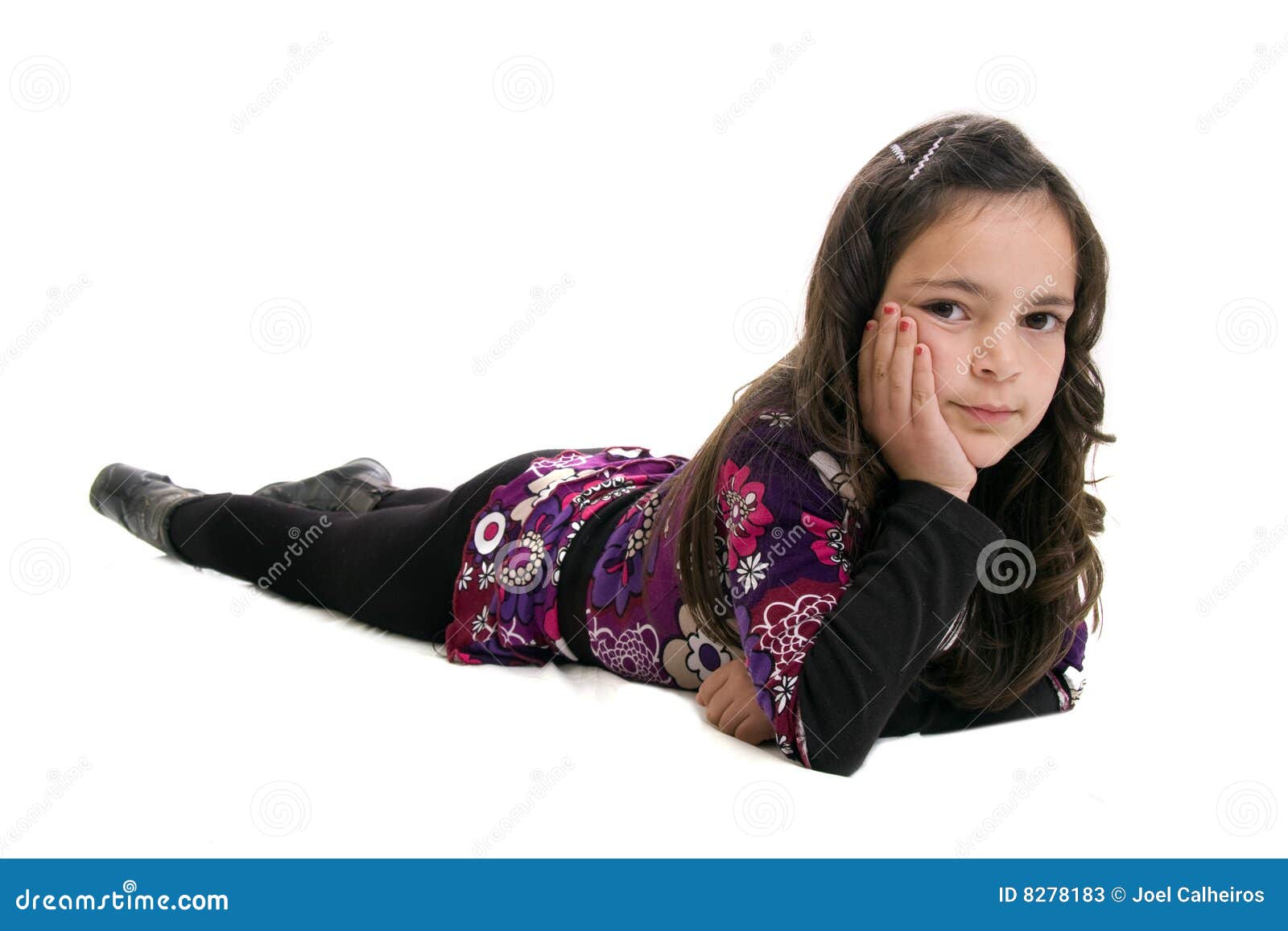 Girl lying down stock image. Image of brown, beauty, modeling - 8278183