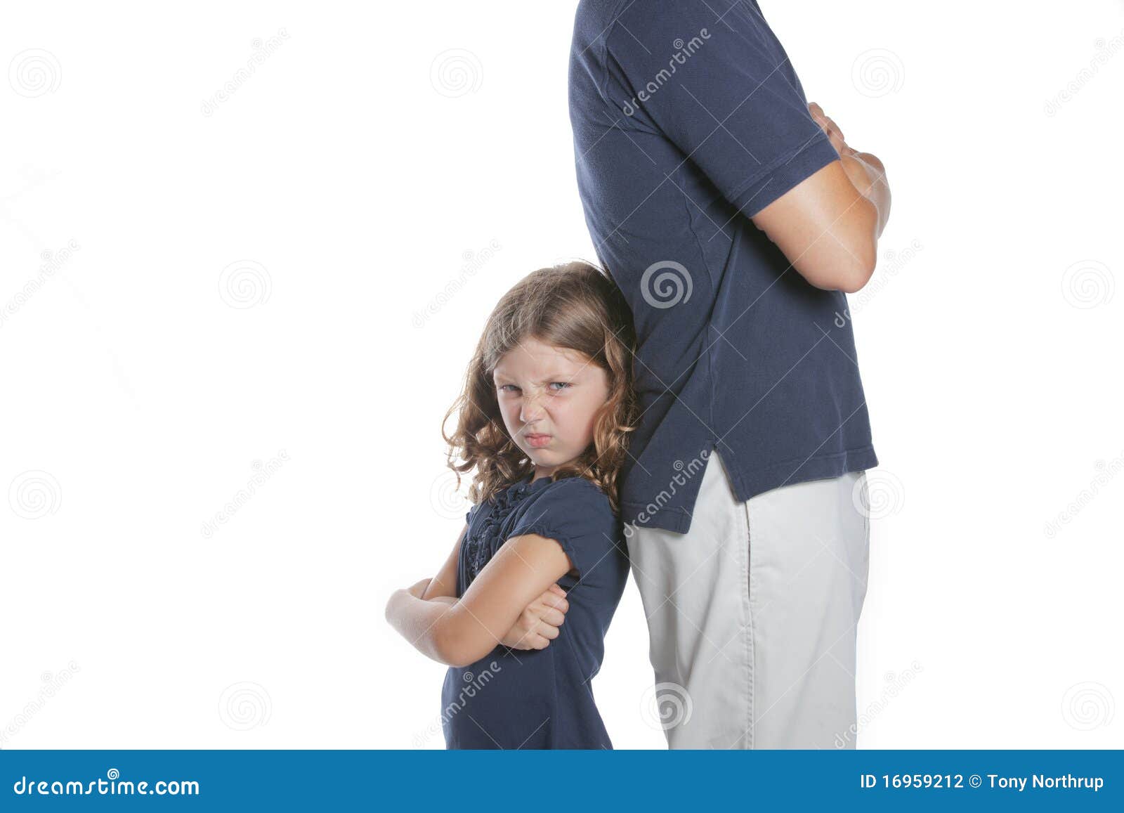 Girl Mad at Father stock photo. Image of sassy, adorable - 16959212