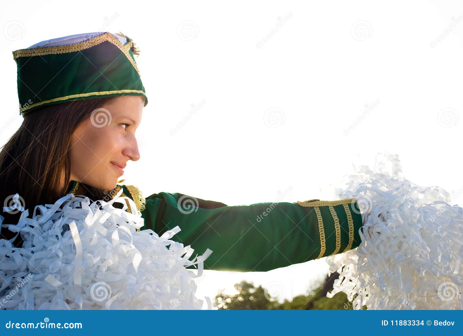 Majorette In Pose Stock Photography | CartoonDealer.com #11840594