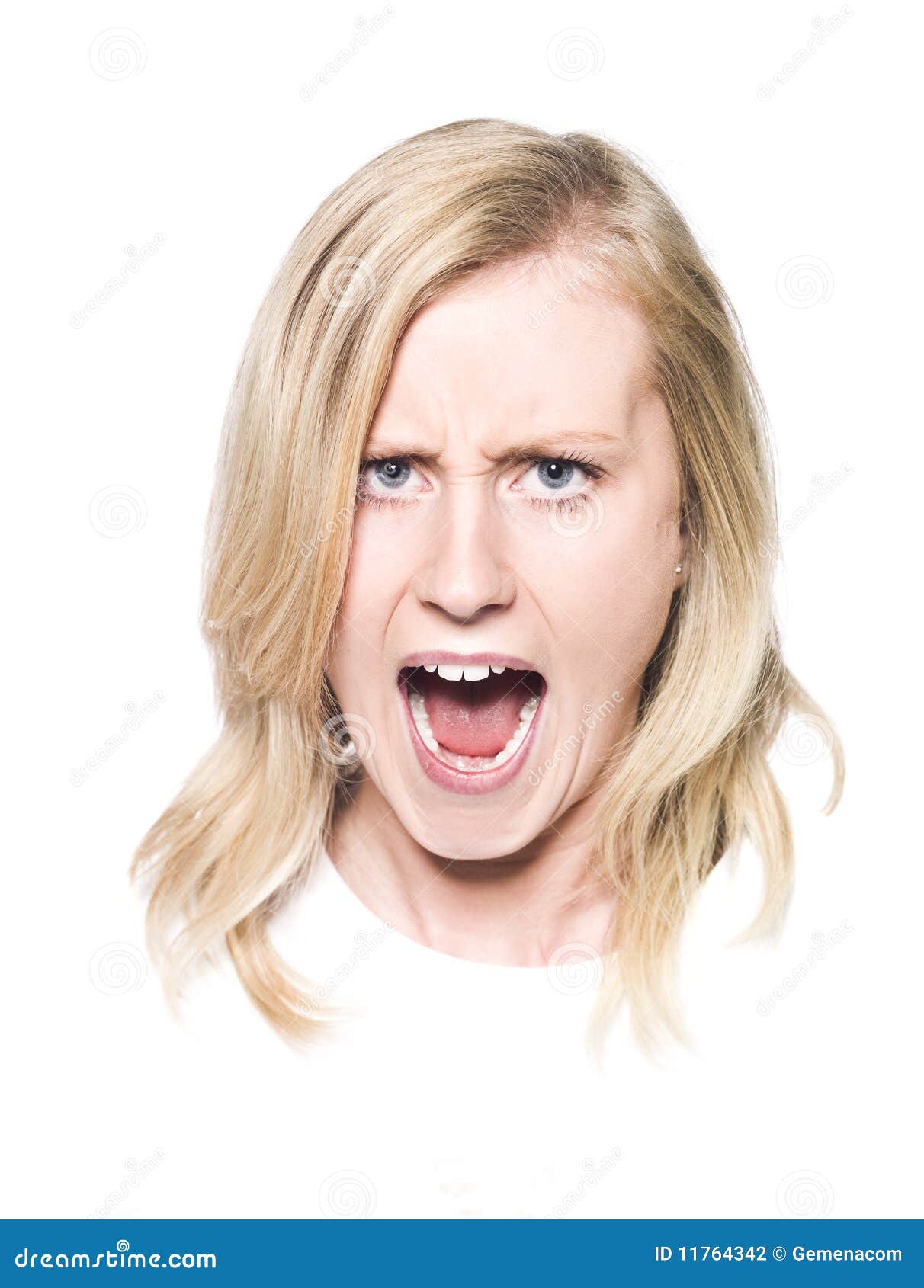 Girl Making A Angry Face Stock Photography - Image: 11764342