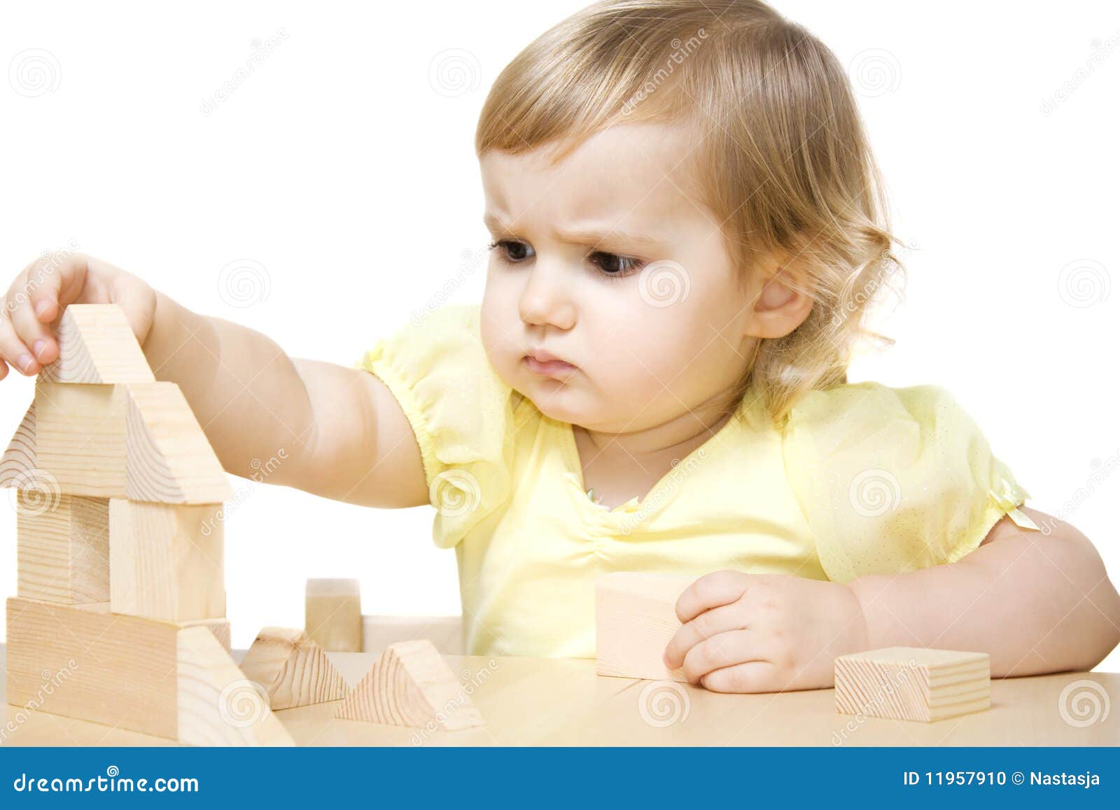 Girl making house stock photo. Image of female, indoors - 11957910