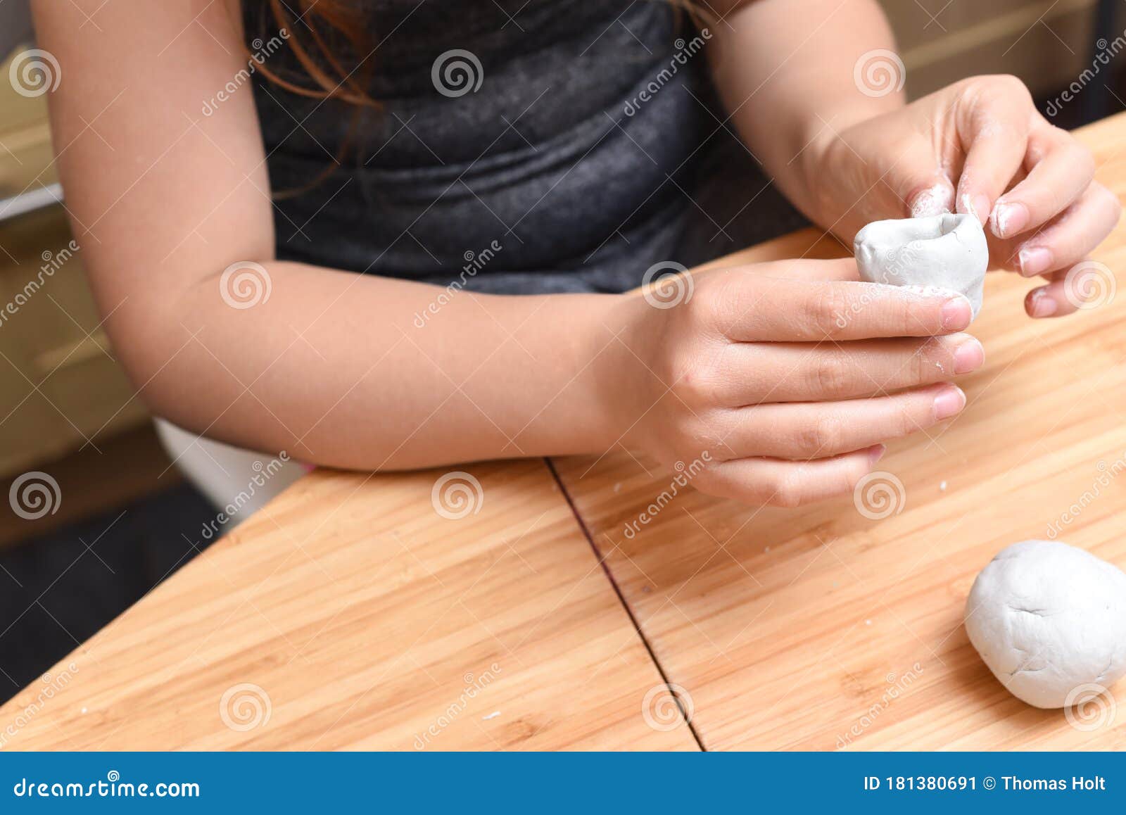 Child Making Clay Models Stock Photos - Free & Royalty-Free Stock ...