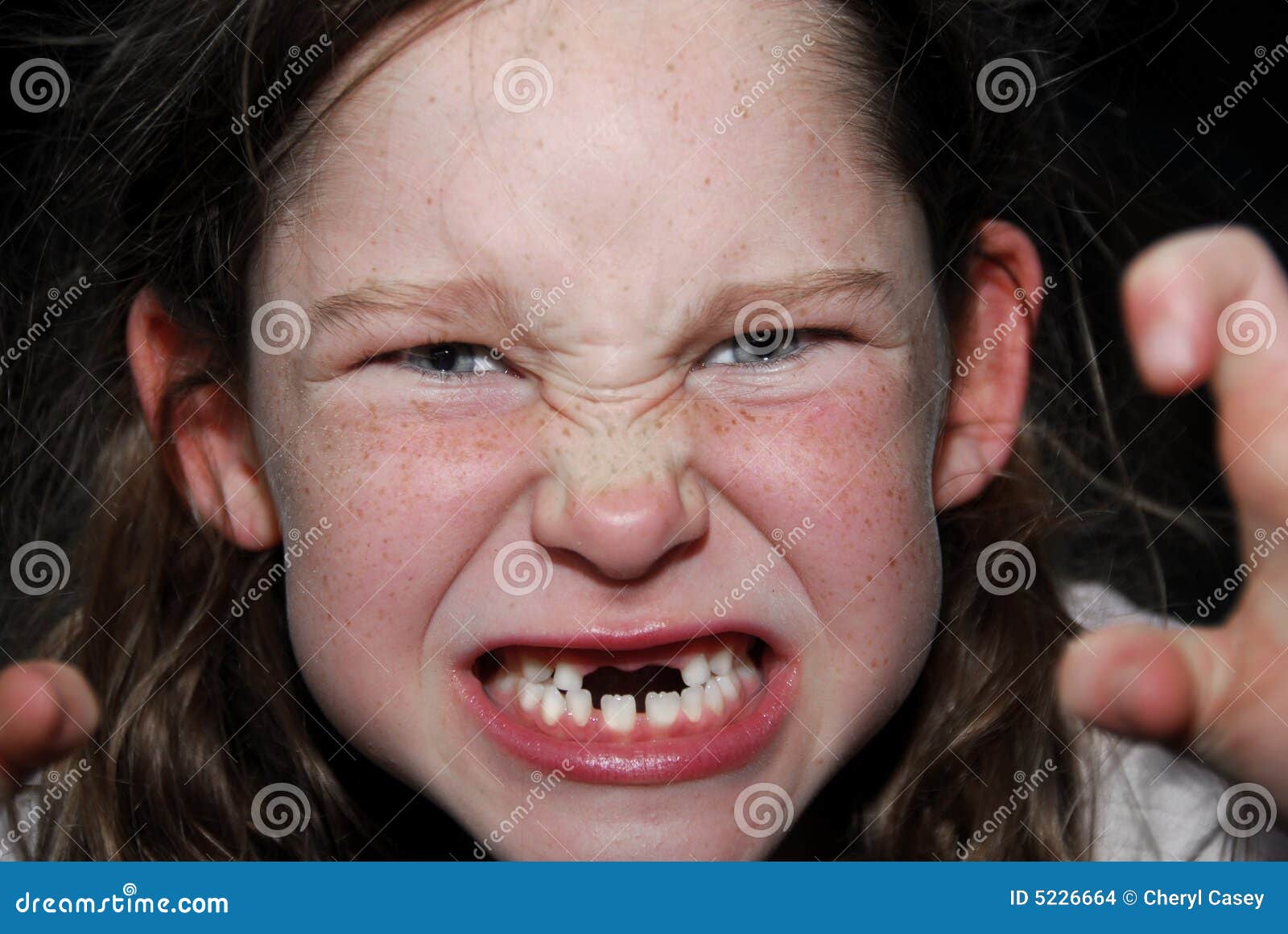 Scary Face Screaming Mime Royalty-Free Stock Photography ...