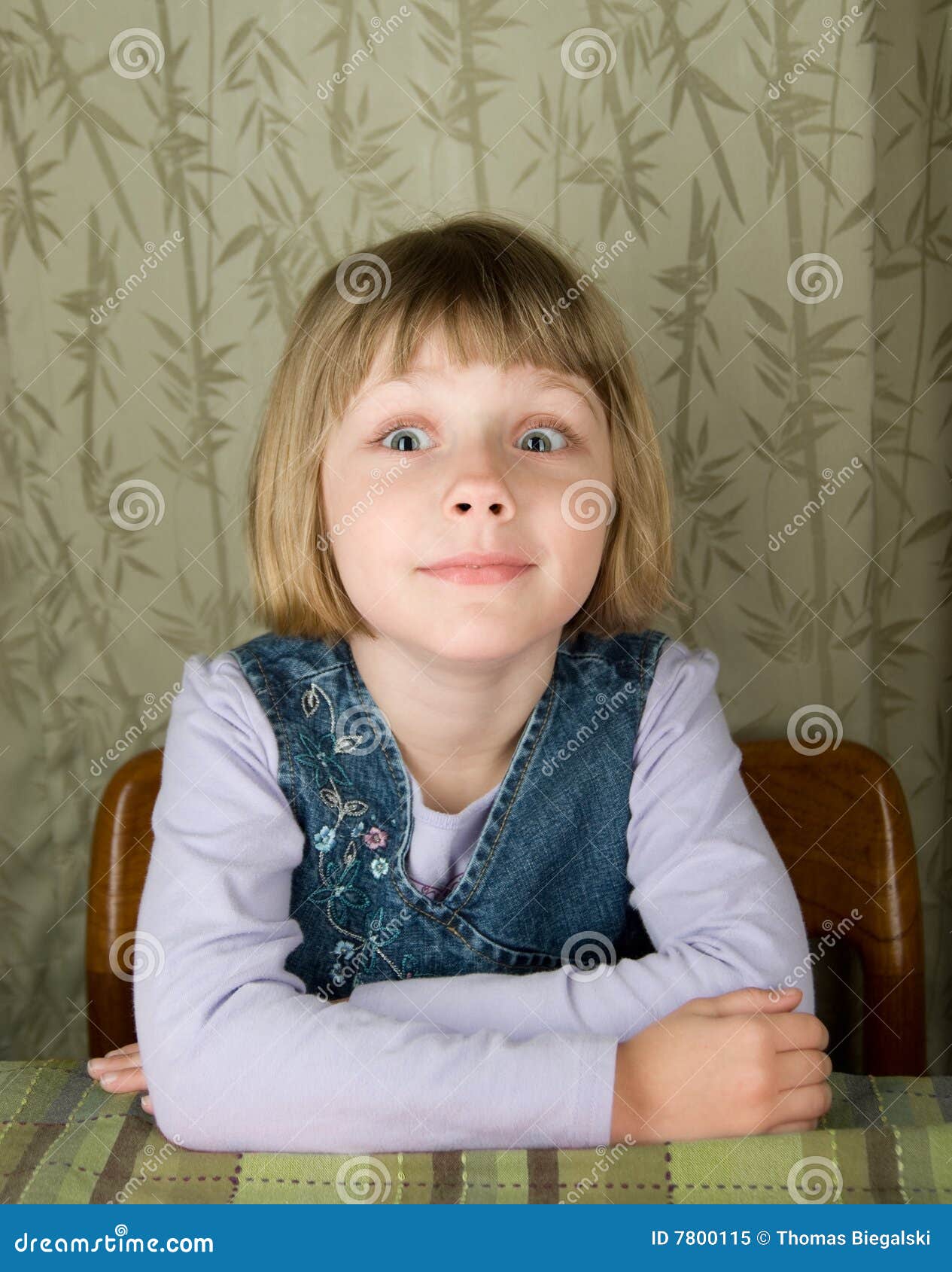 Girl making silly face stock image. Image of posed, girl - 7800115
