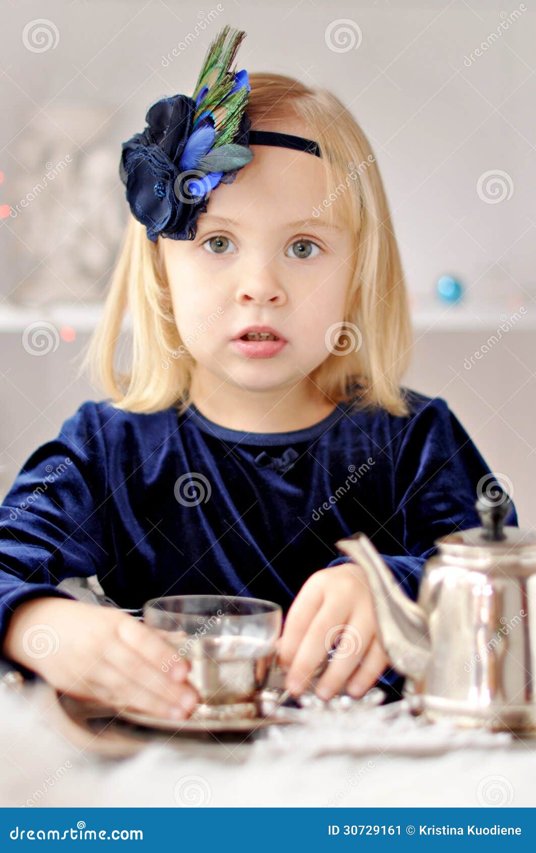 Girl making tea stock image. Image of cute, lovely, room - 30729161