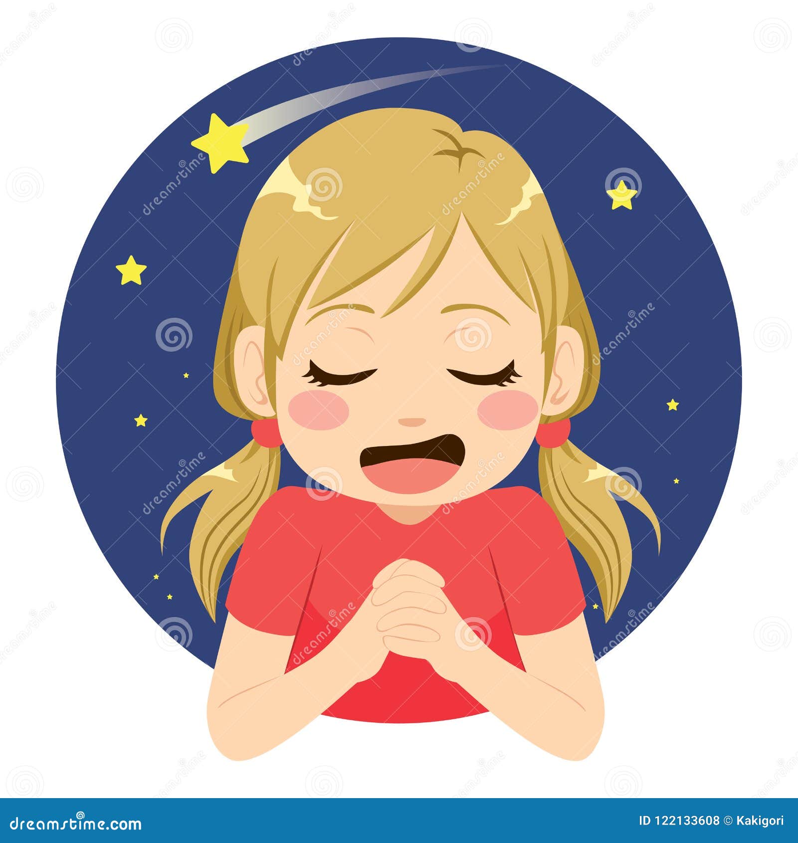 Child Making Wish Stock Illustrations – 94 Child Making Wish Stock ...