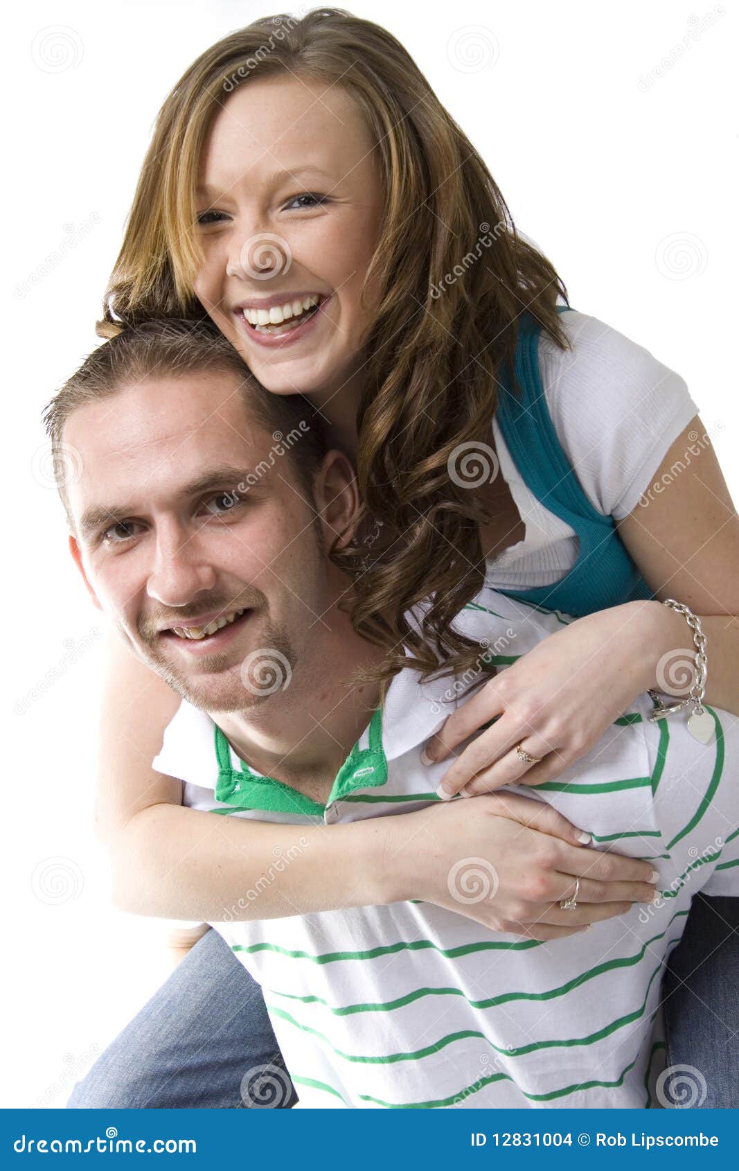 Girl and man having fun. stock photo. Image of cuddle - 12831004