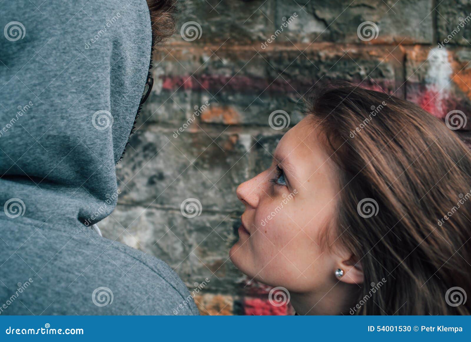 Girl and man stock photo. Image of adult, face, portrait - 54001530