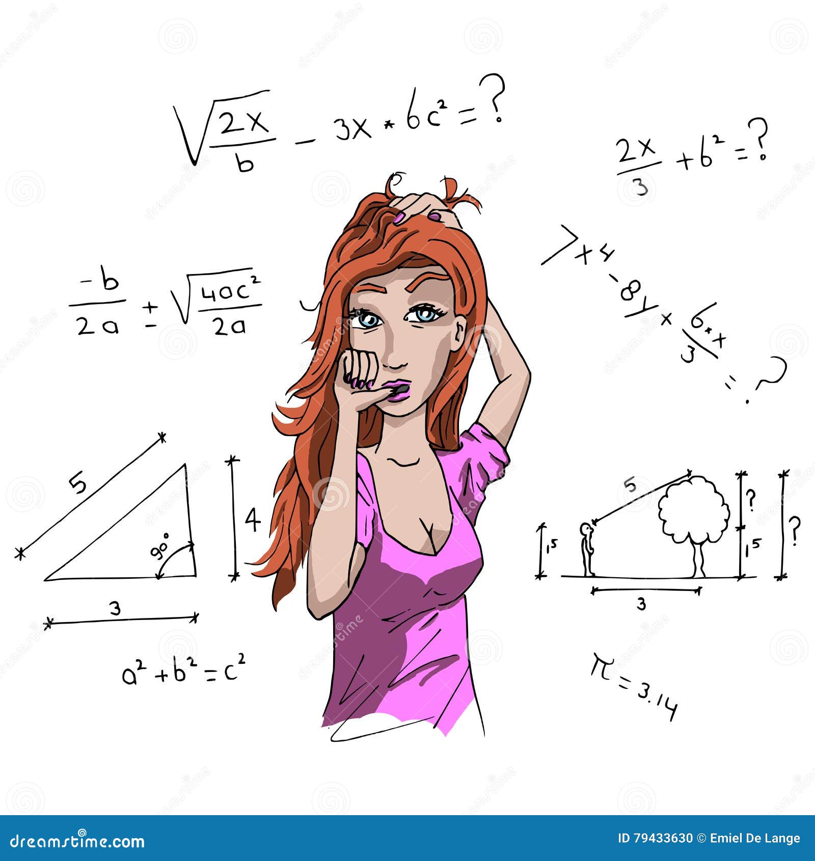 Math Test Cartoon