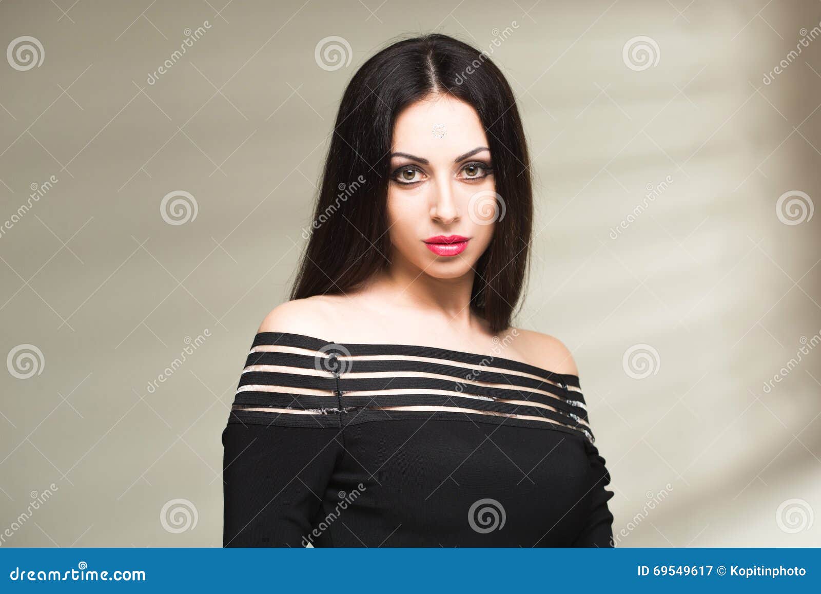 Girl Model with Shadow from the Blinds Stock Image - Image of beautiful ...