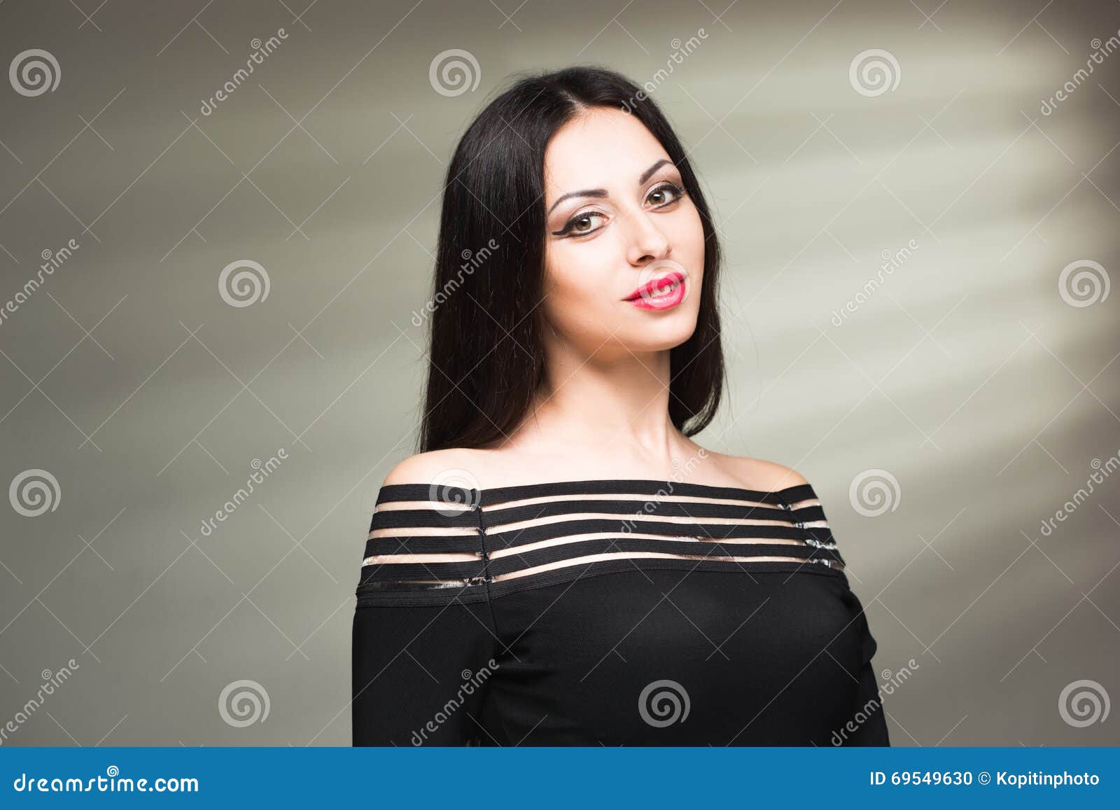 Girl Model with Shadow from the Blinds Stock Photo - Image of glamour ...