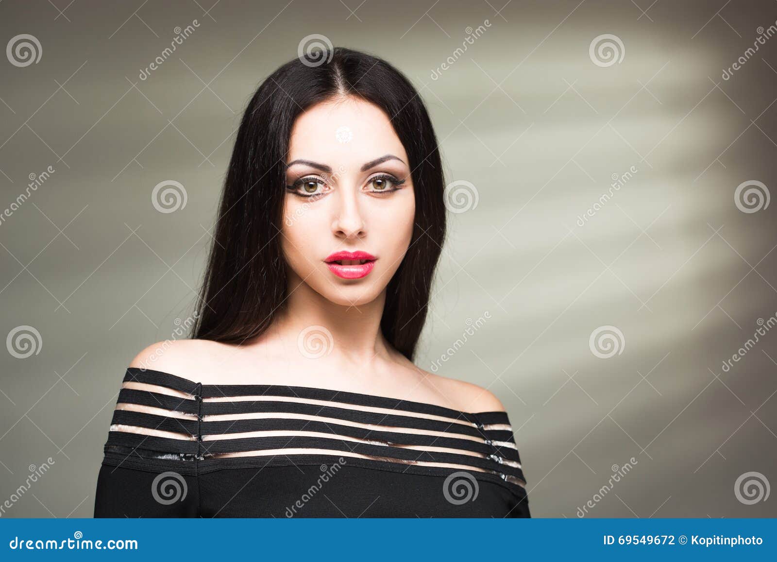Girl Model with Shadow from the Blinds Stock Photo - Image of black ...