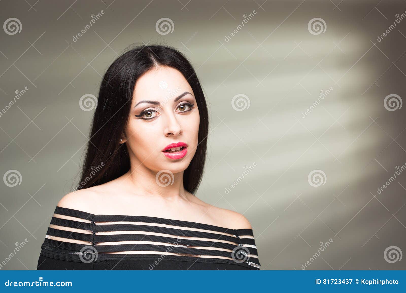 Girl Model with Shadow from the Blinds Stock Image - Image of beautiful ...
