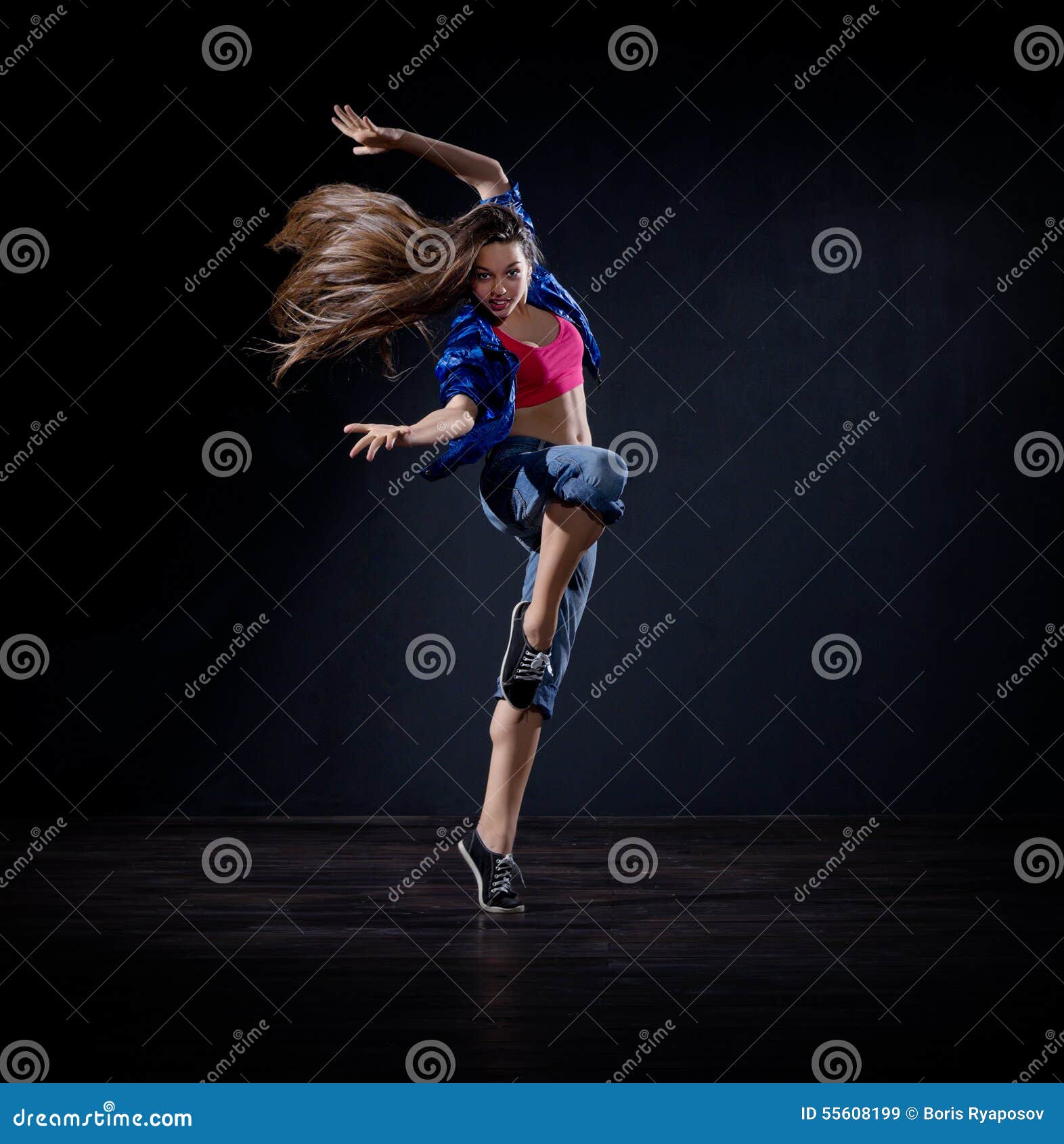 Girl Modern Dancer (normal Version) Stock Image - Image of adult ...