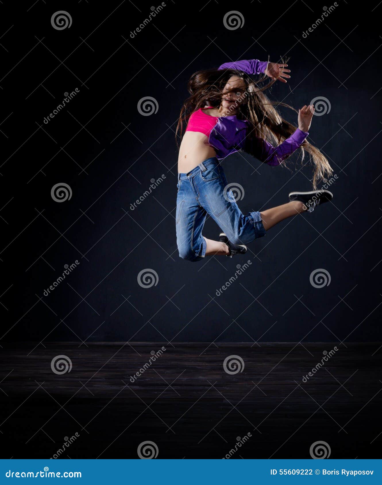 Girl Modern Dancer (normal Version) Stock Photo - Image of ...