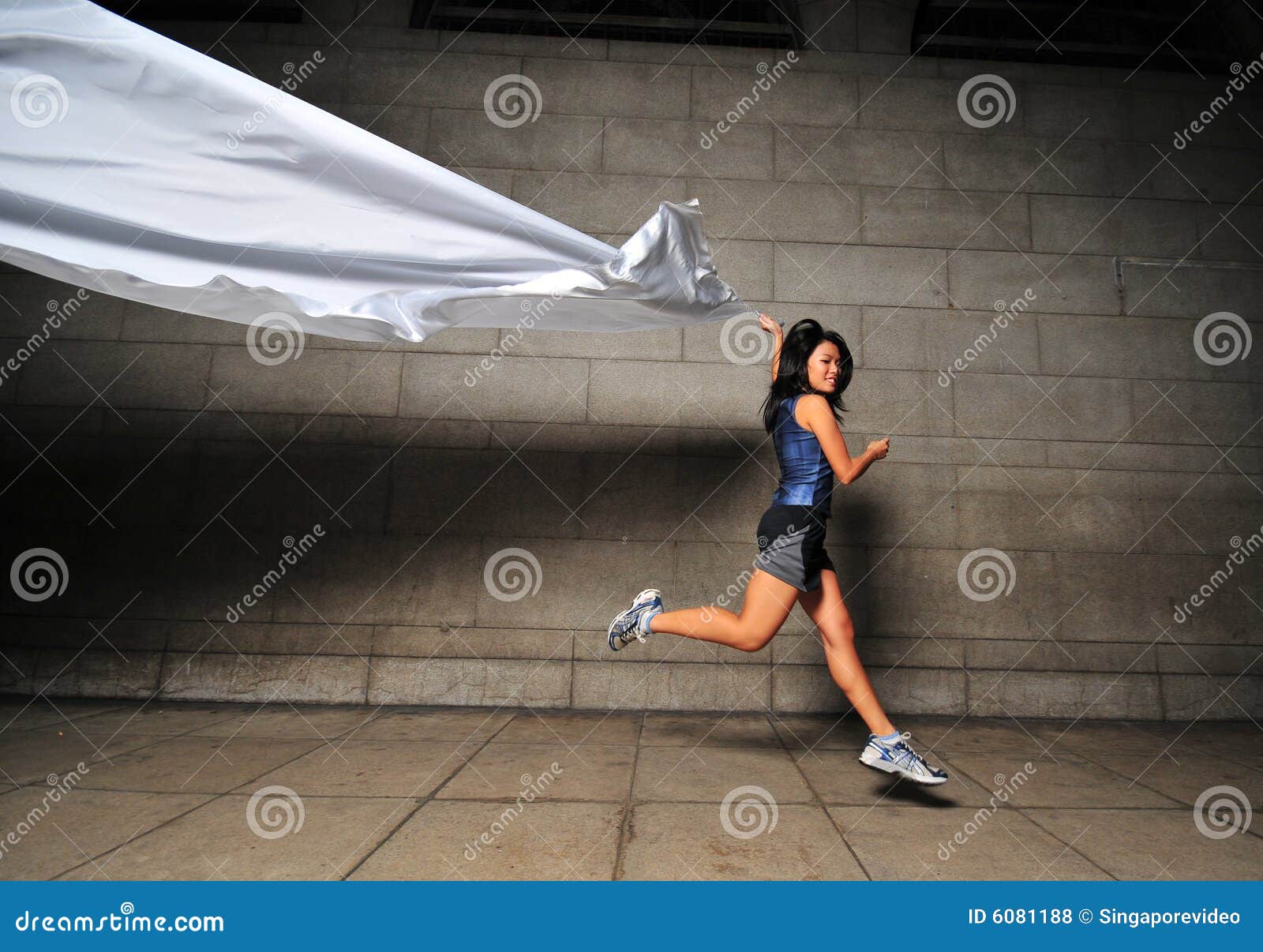 Girl in Motion 16 stock photo. Image of movement, express - 6081188