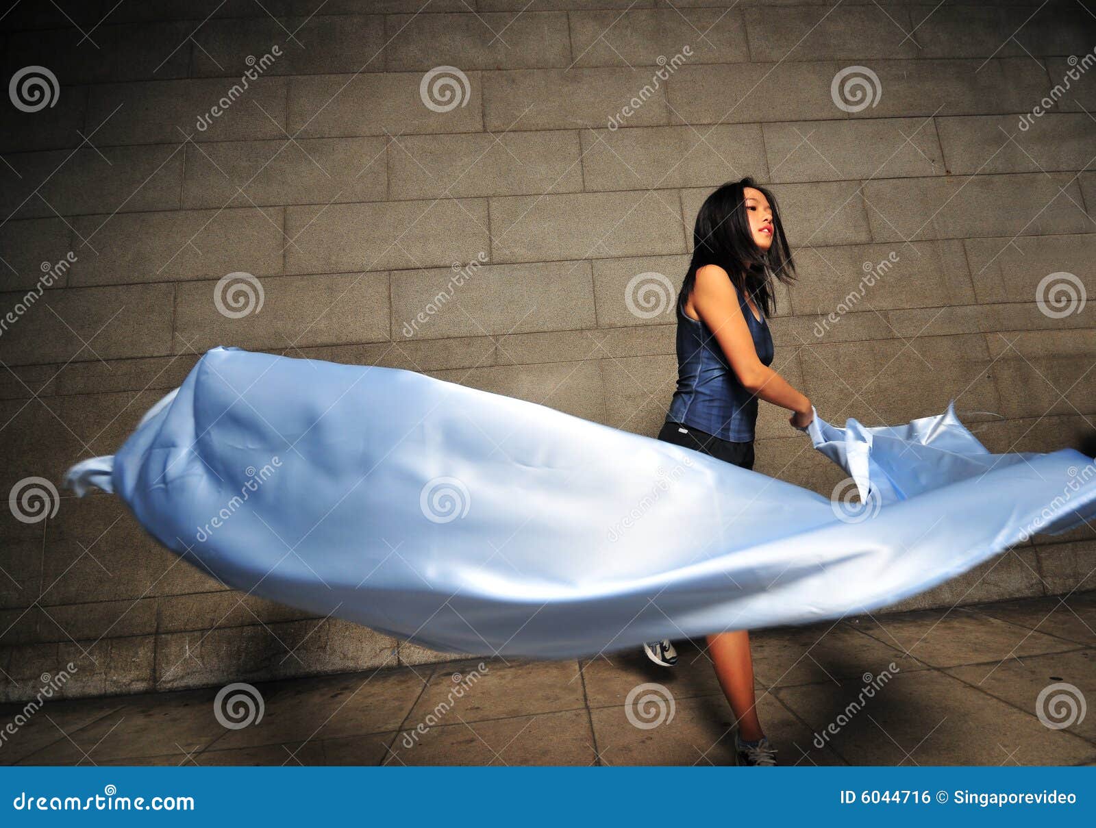 Girl in Motion 2 stock photo. Image of leap, move, expressions - 6044716