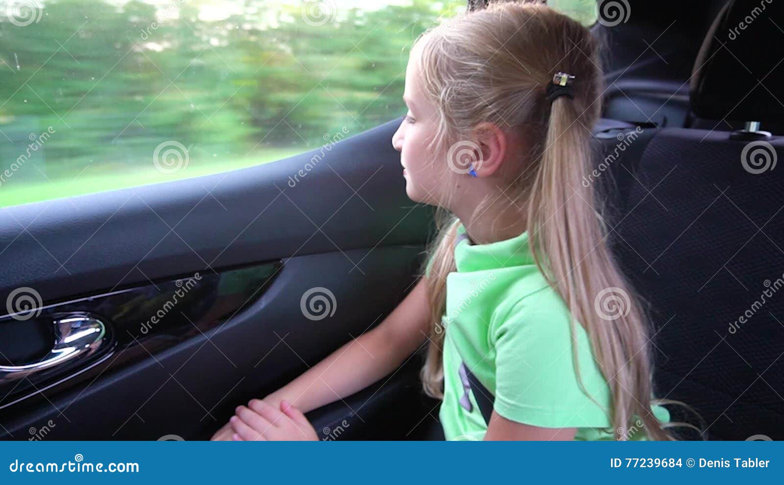 Girl moving in car stock footage. Video of express, female - 77239684