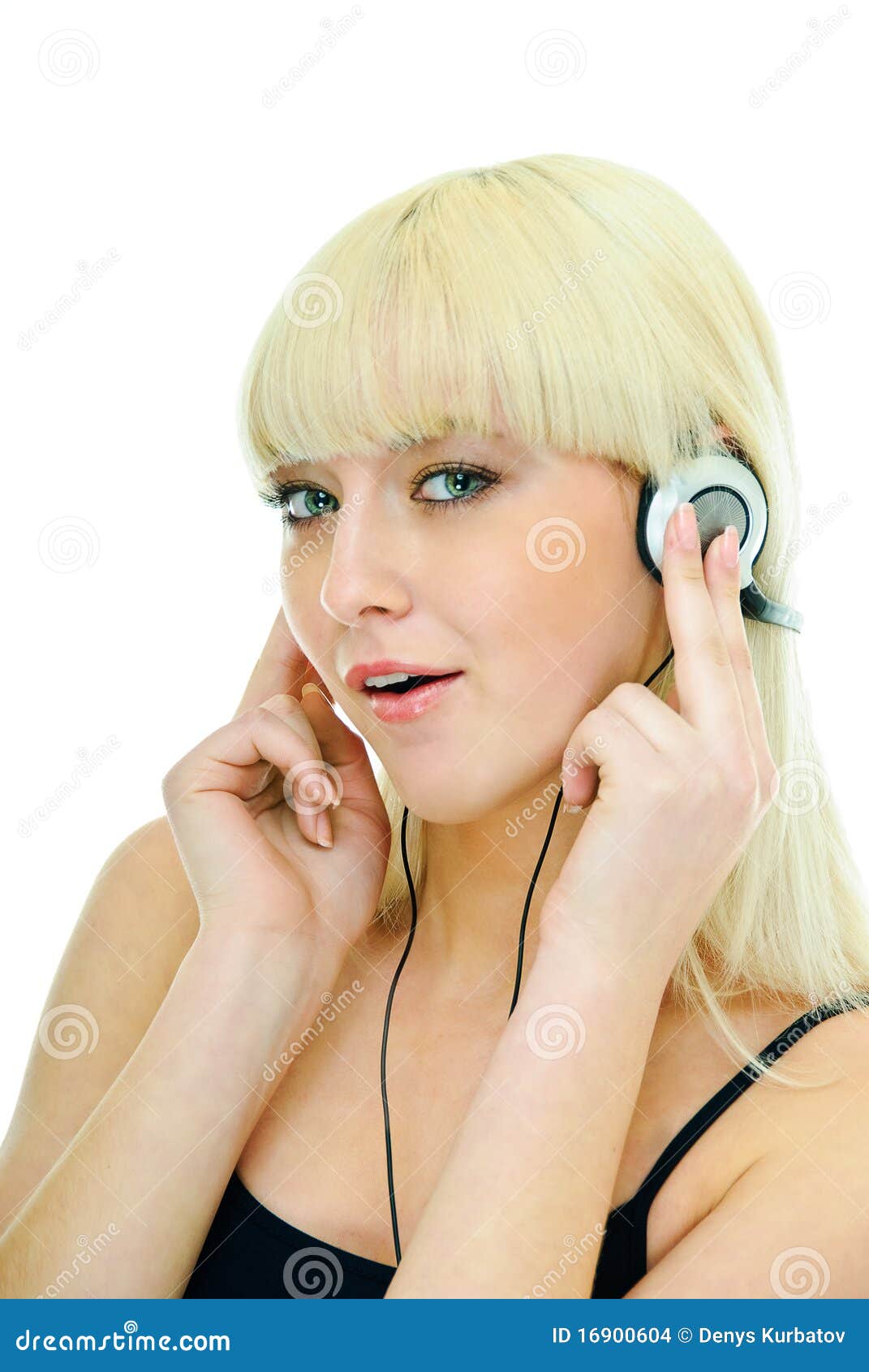Girl and music stock photo. Image of song, health, body - 16900604