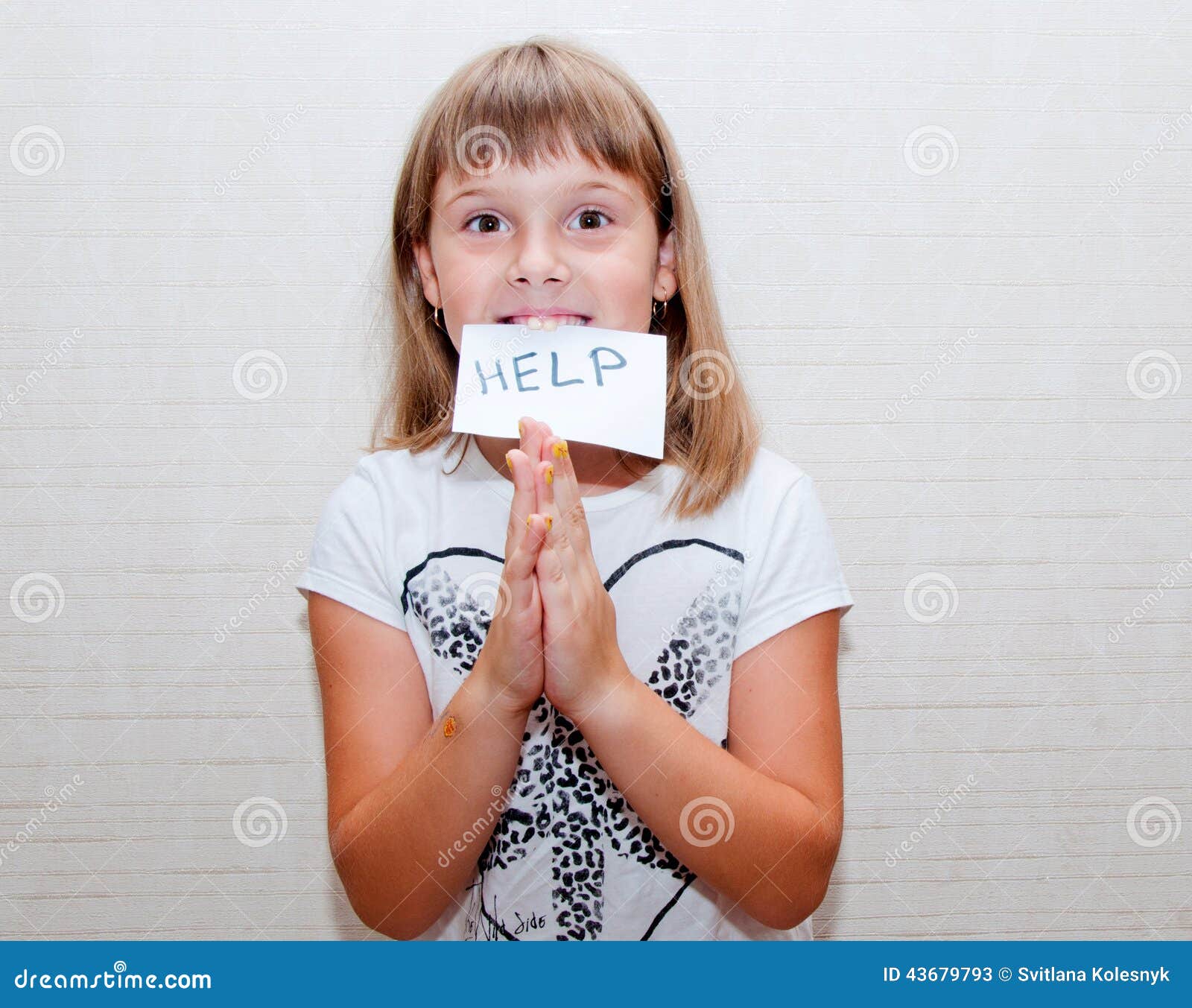 Girl needs help stock image. Image of hands, isolated - 43679793