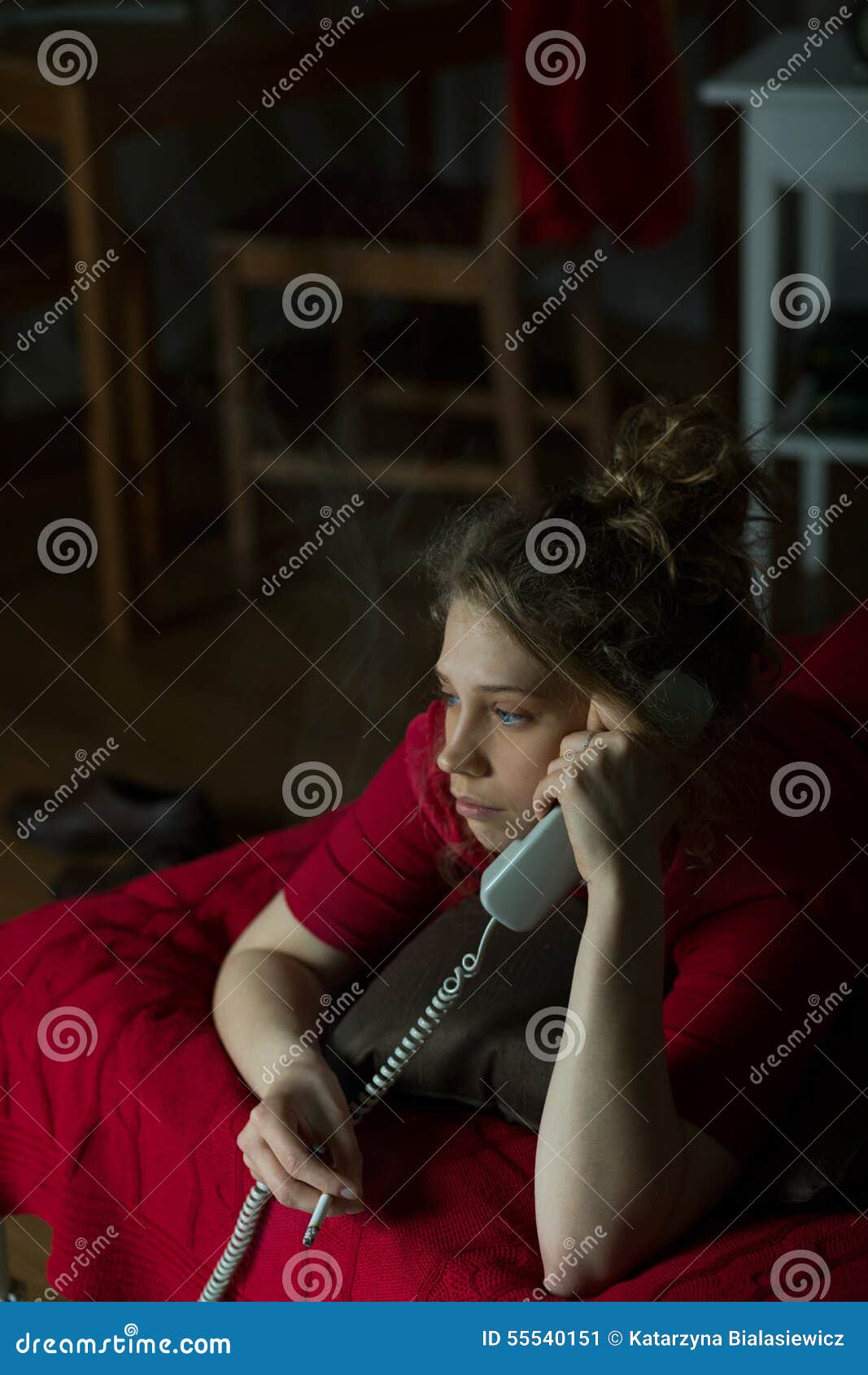 Girl needs help stock image. Image of call, life, female - 55540151