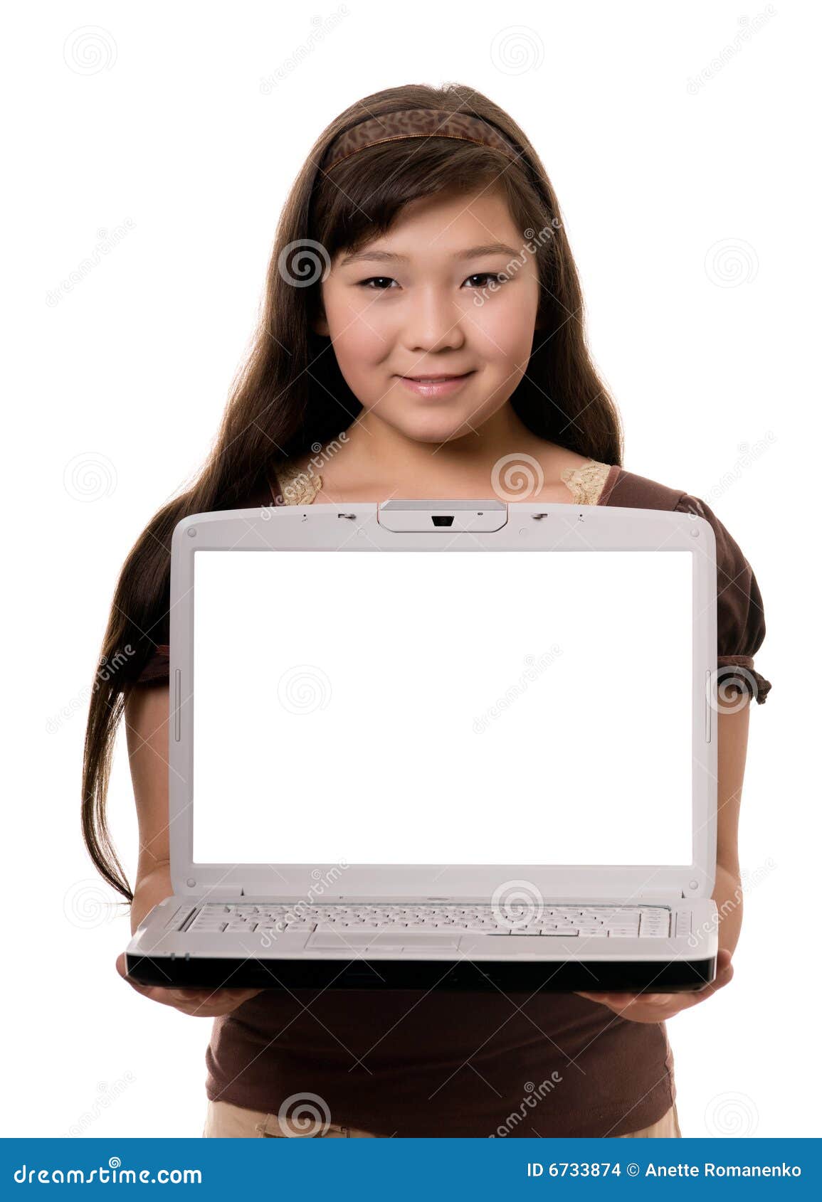 Girl with notebook stock photo. Image of culture, ethnic - 6733874