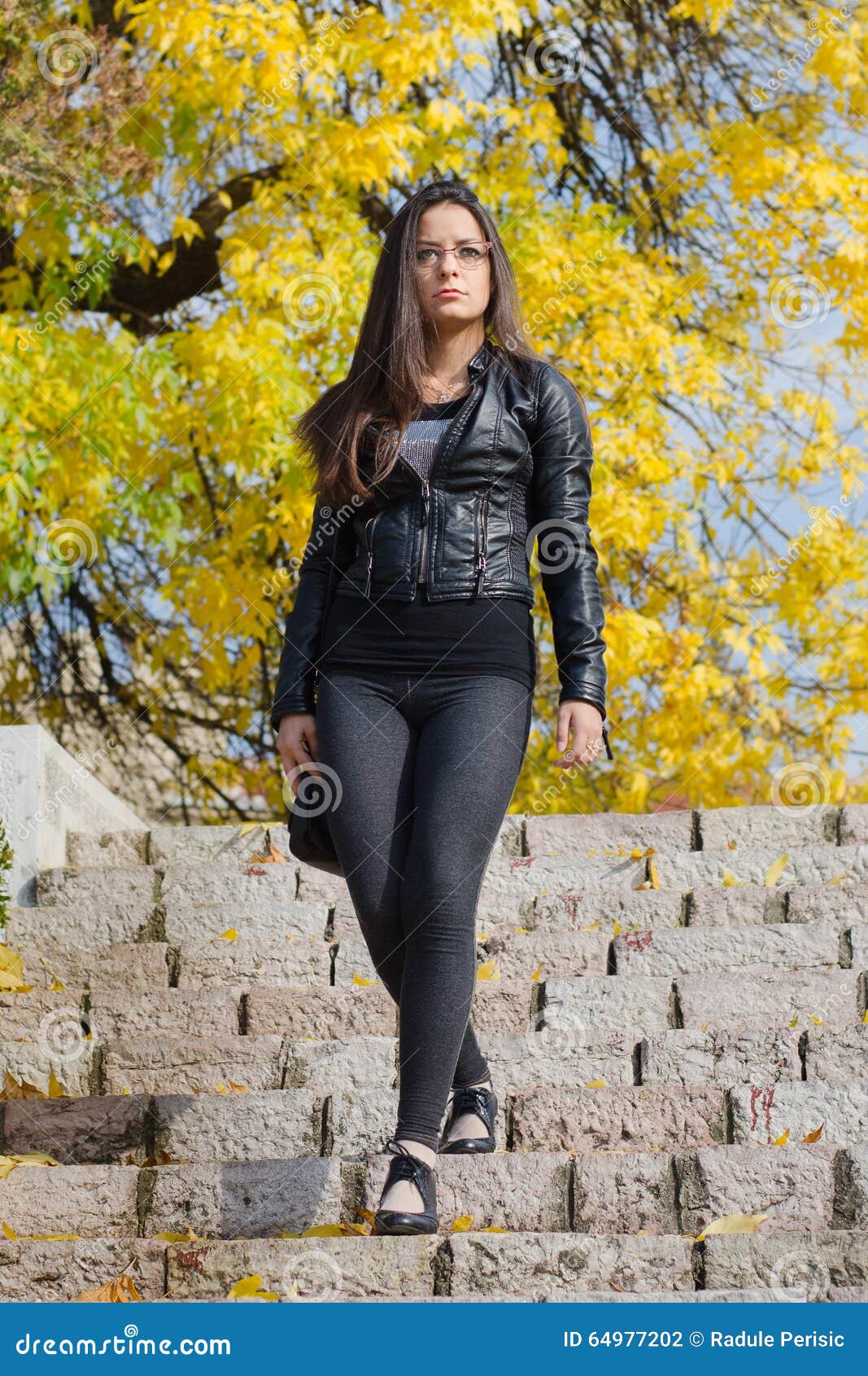 Girl outdoor model stock photo. Image of makeup, color - 64977202