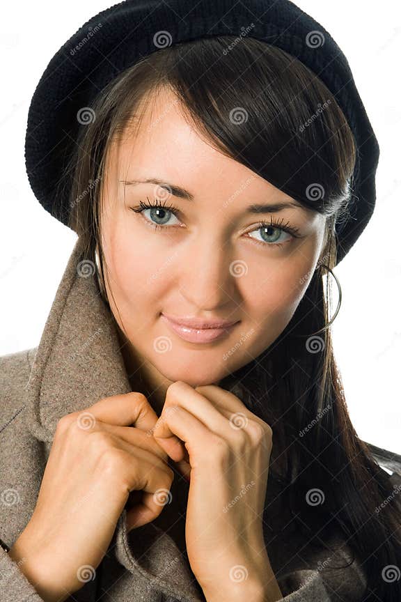 Girl in outer clothing stock photo. Image of overcoat - 3363244