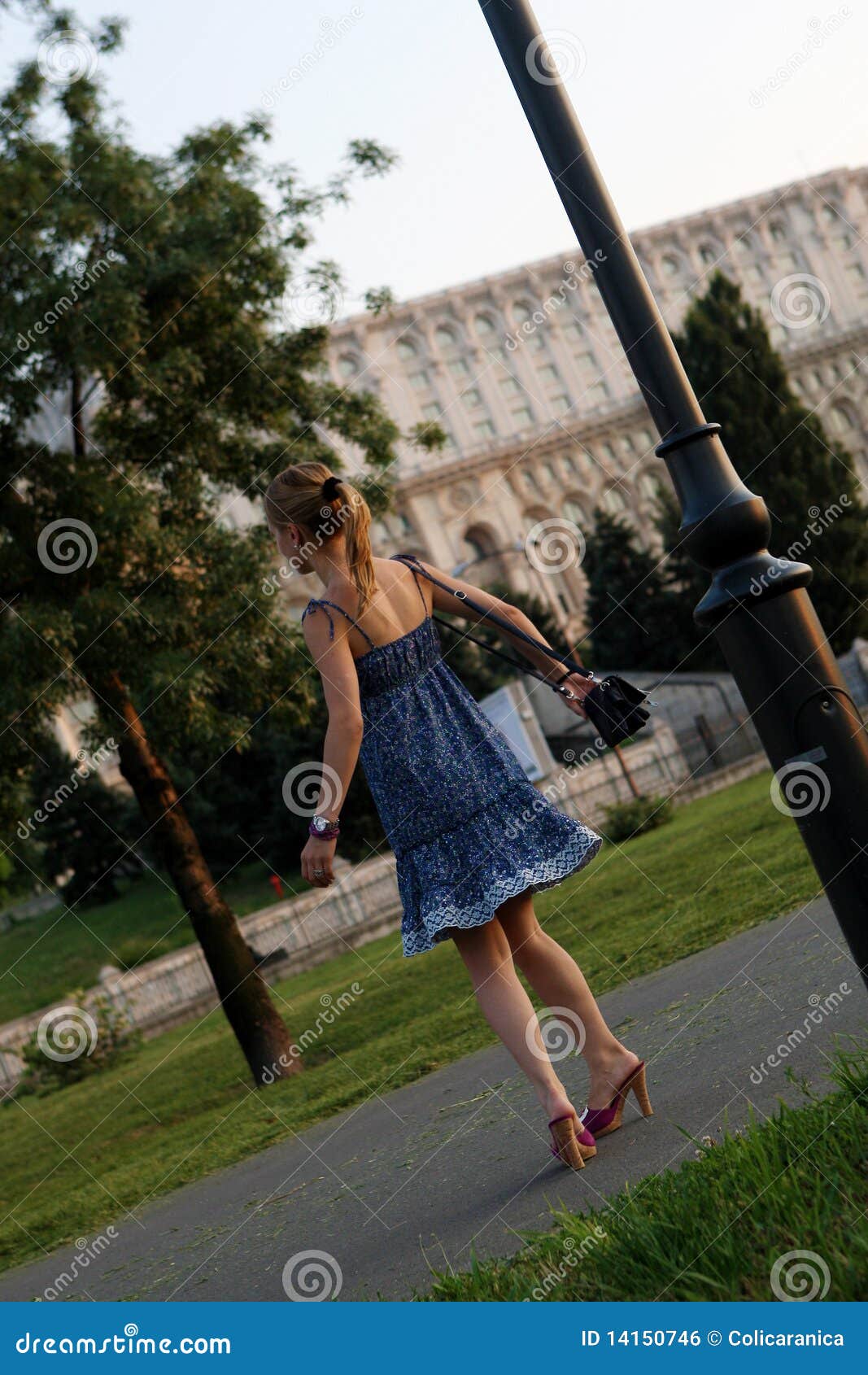 Girl in the park stock photo. Image of park, teens, alone - 14150746