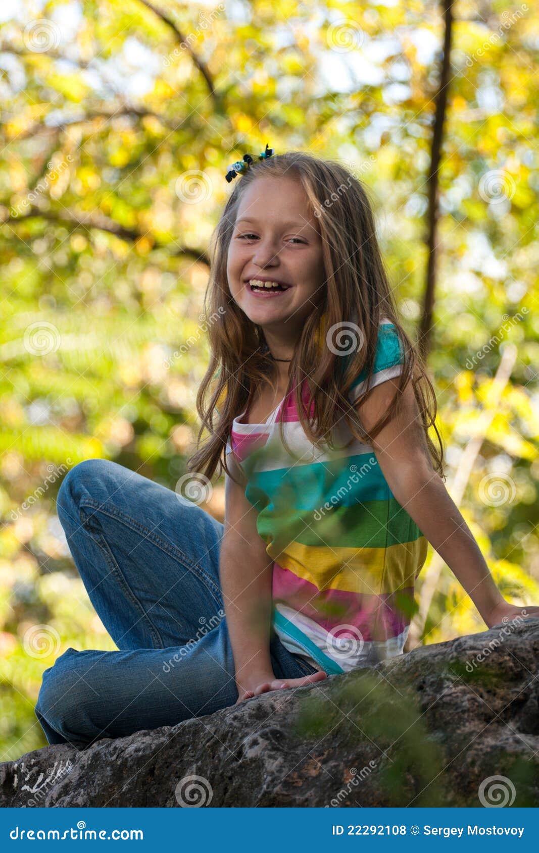 Girl at the park stock photo. Image of outdoors, happy - 22292108