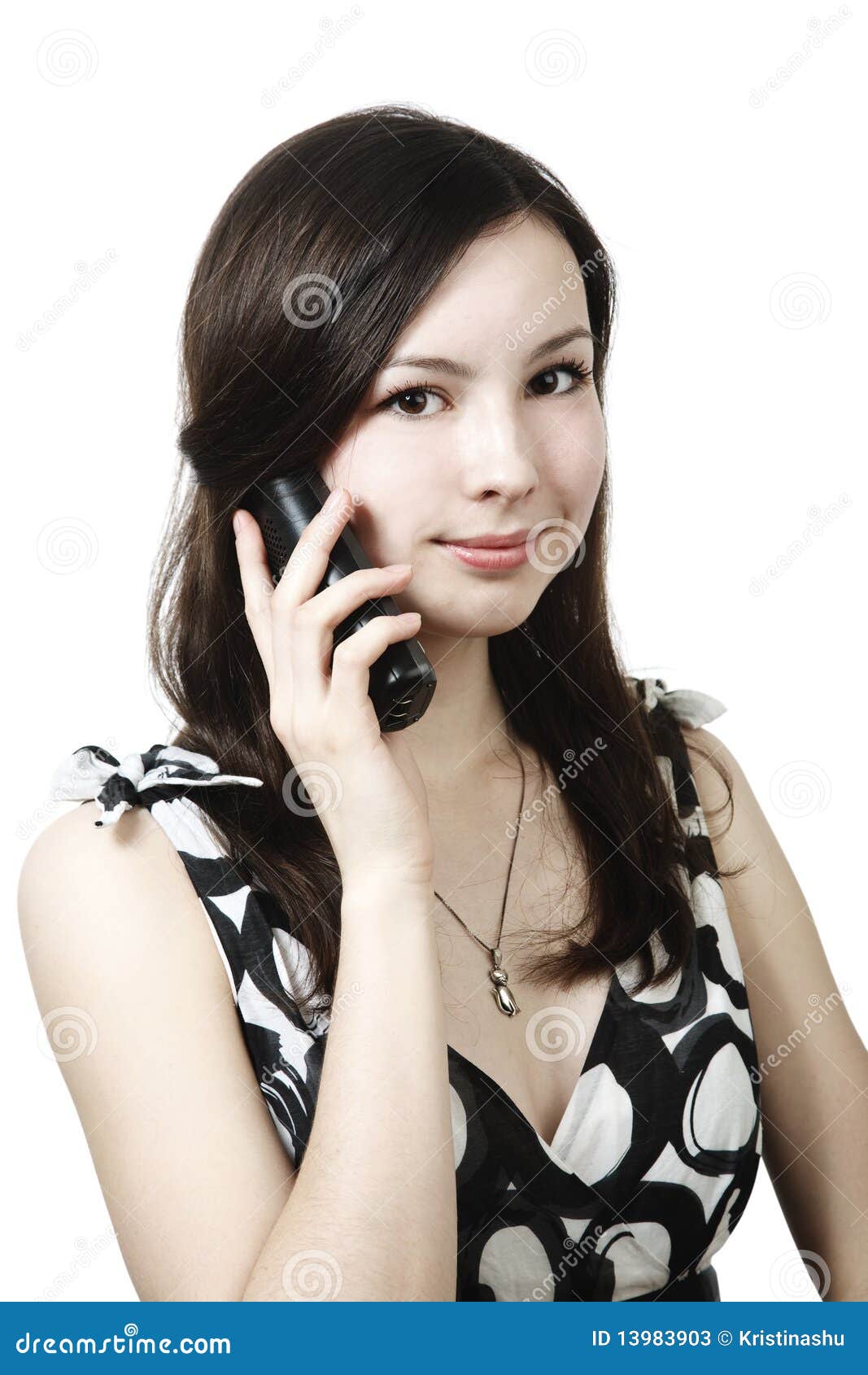 Girl on phone stock image. Image of student, comunication - 13983903