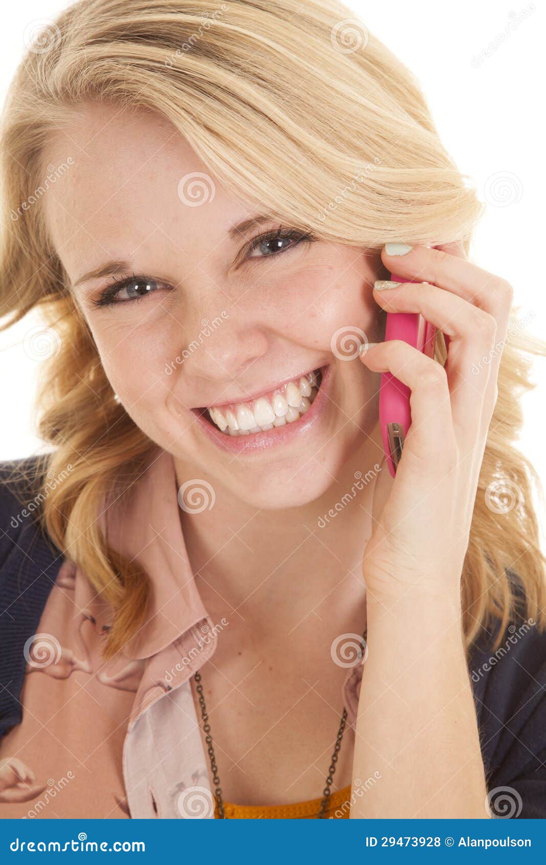 Girl phone smile stock photo. Image of happy, lifestyle - 29473928