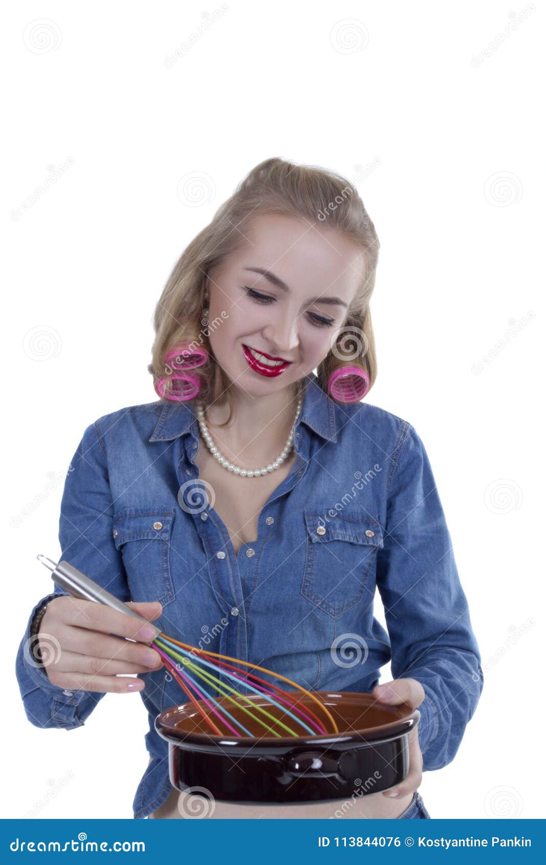 Girl in the Style of Pin-up Stock Photo - Image of skin, model: 113844076