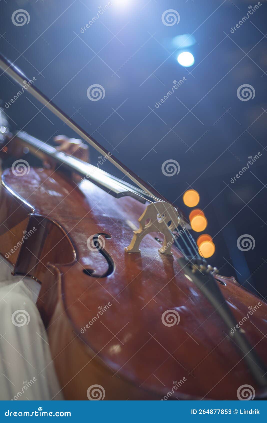 Girl Playing the Cello on Stage Stock Image - Image of orchestra ...