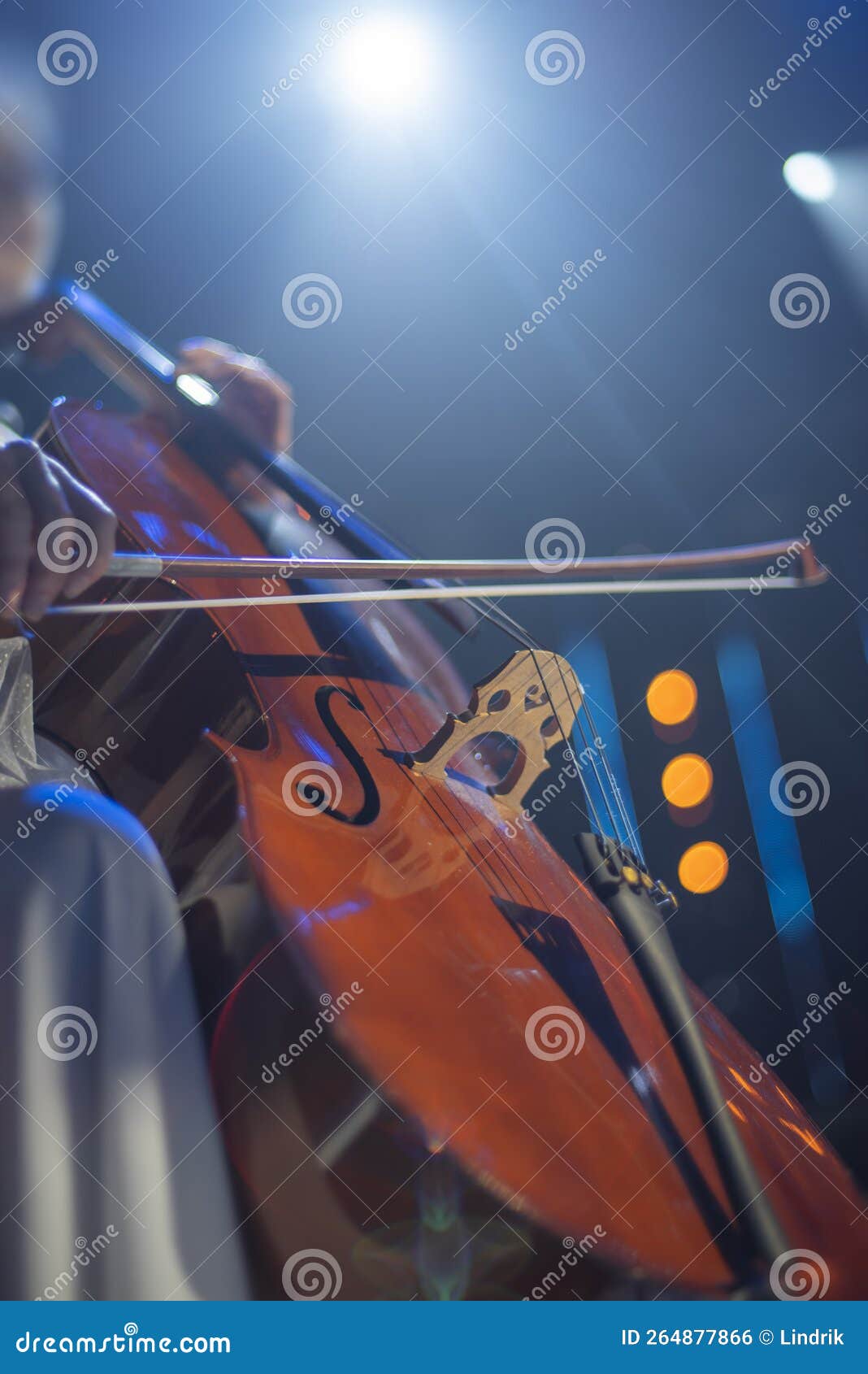 Girl Playing the Cello on Stage Stock Photo - Image of musician, talent ...