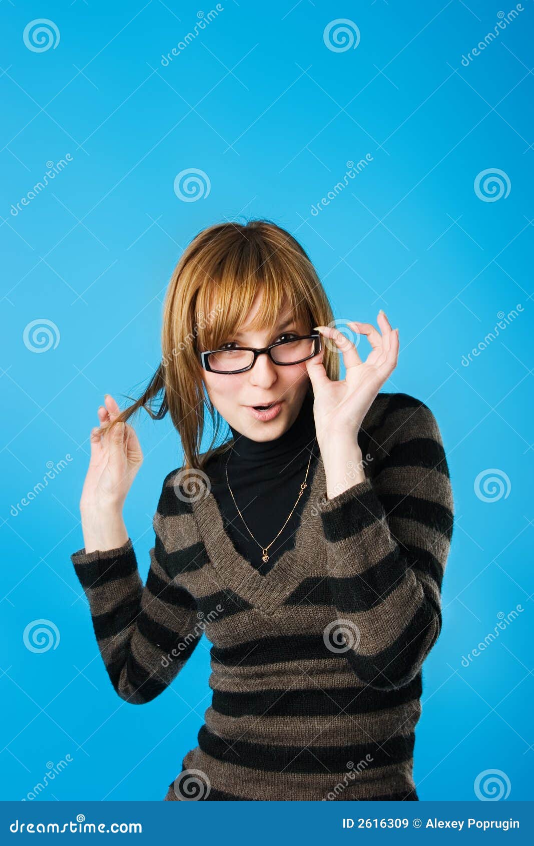 Girl playing the fool stock image. Image of face, expression - 2616309